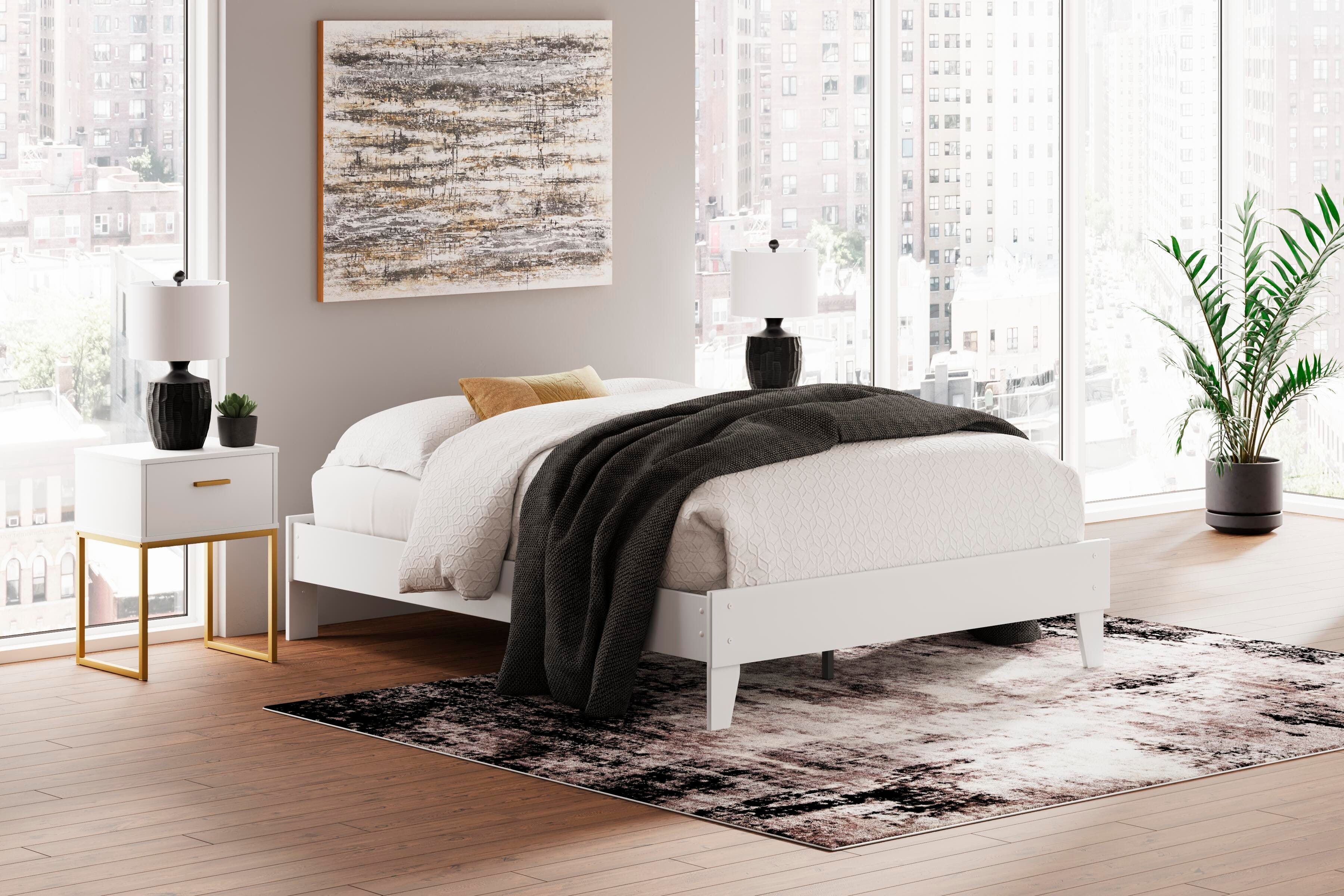 Click here for Socalle Platform Bed  Two-tone prices