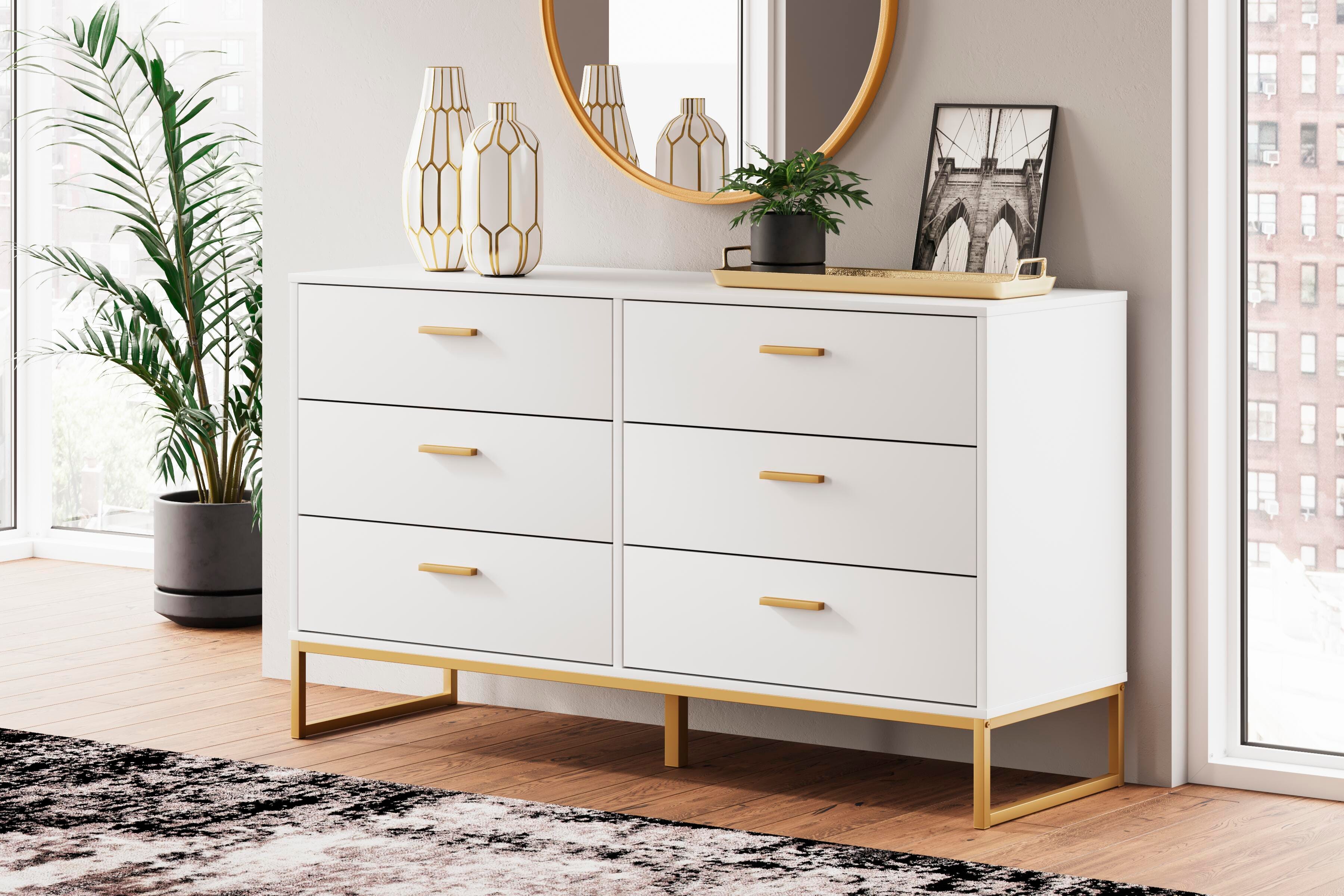 Click here for Socalle 6 Drawer Dresser  Two-tone prices