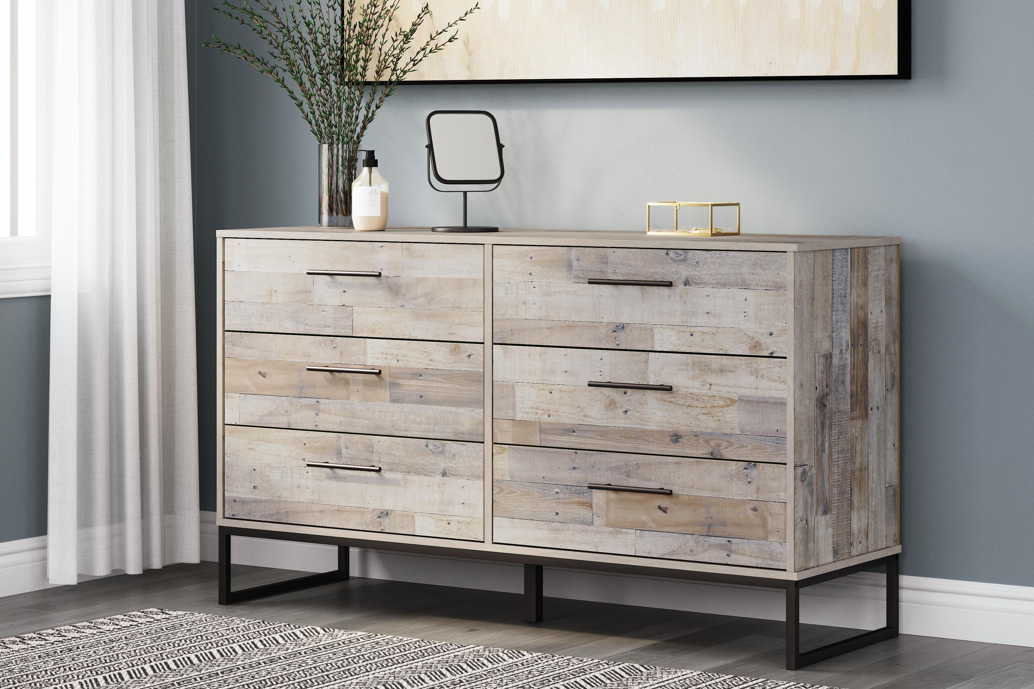 Click here for Neilsville 6 Drawer 59 Dresser  Whitewash prices