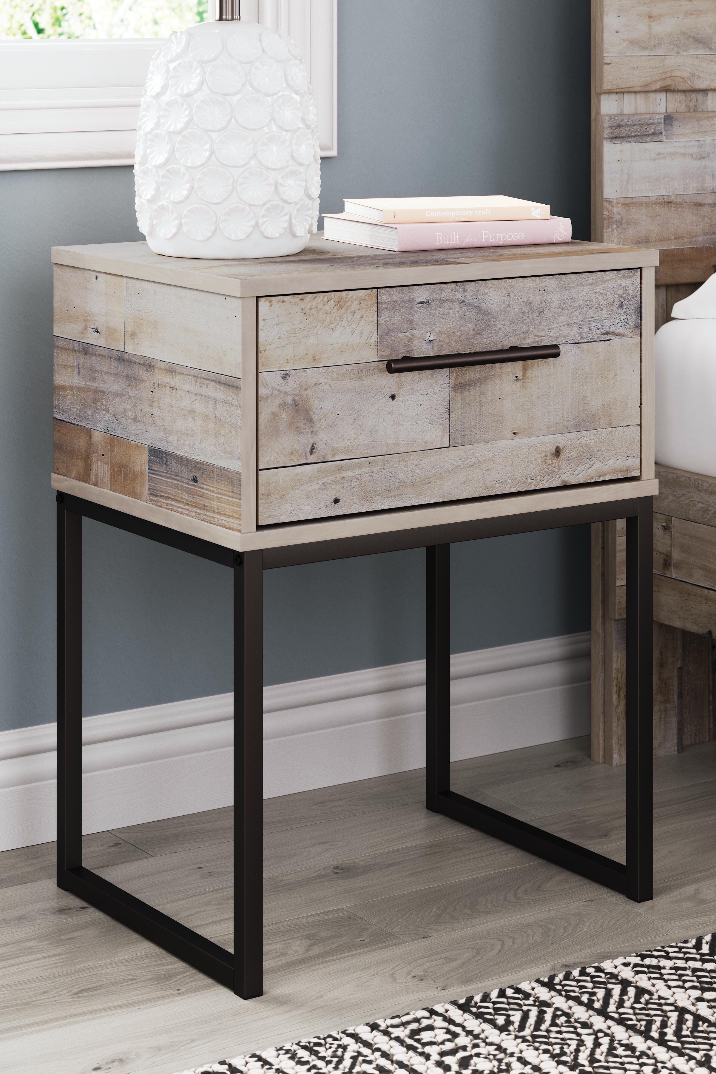 Click here for Neilsville 20 1 Drawer Nightstand  Whitewash prices