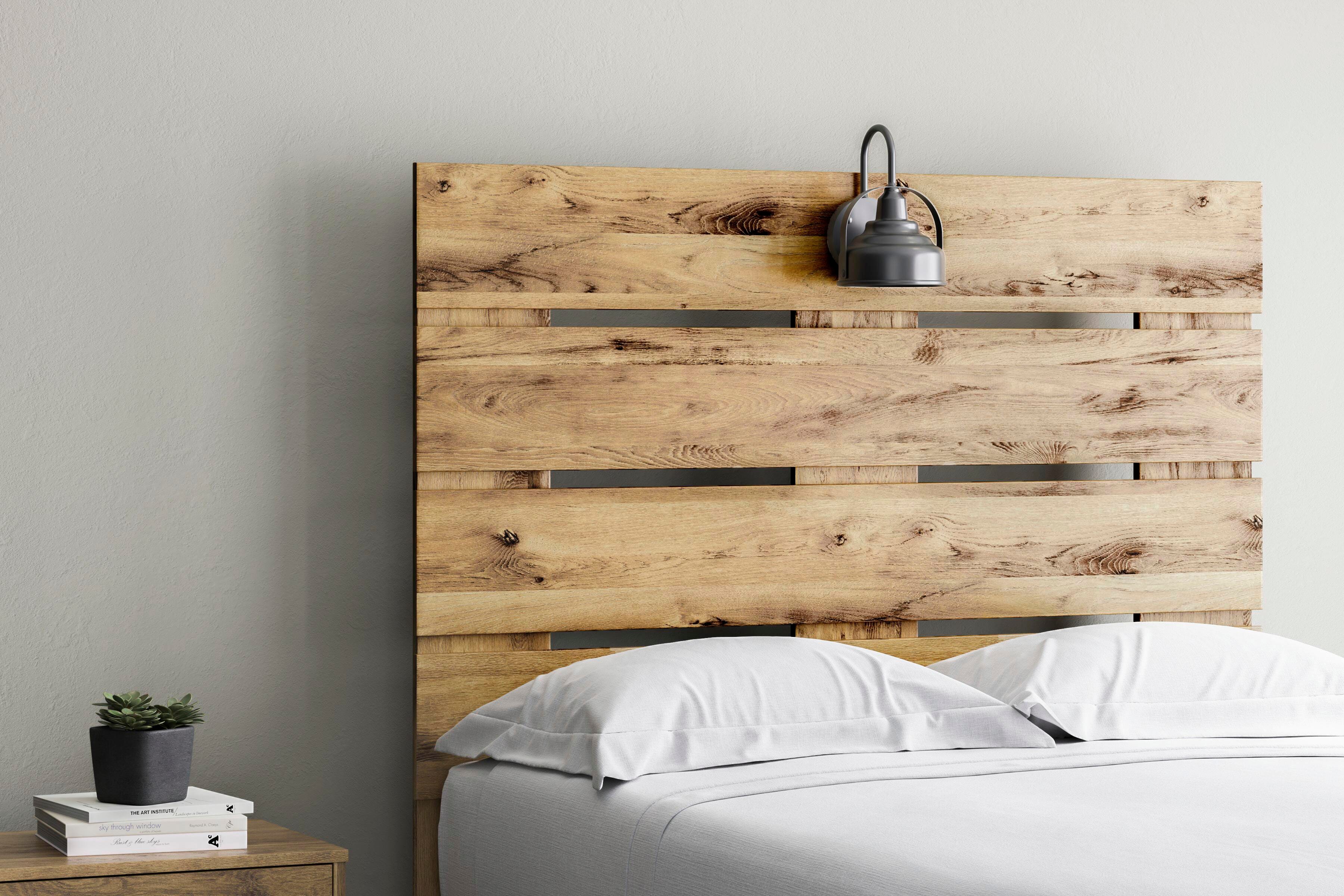 Click here for Larstin Full Panel Headboard  Tan Brown prices