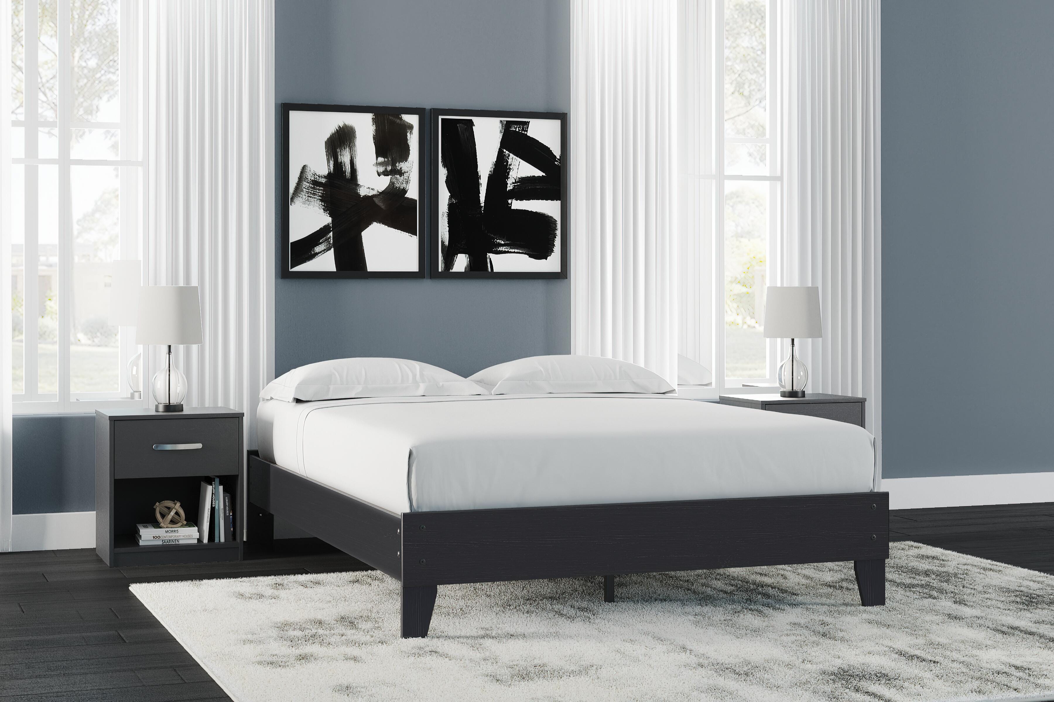 Click here for Finch Queen Platform Bed  Black prices