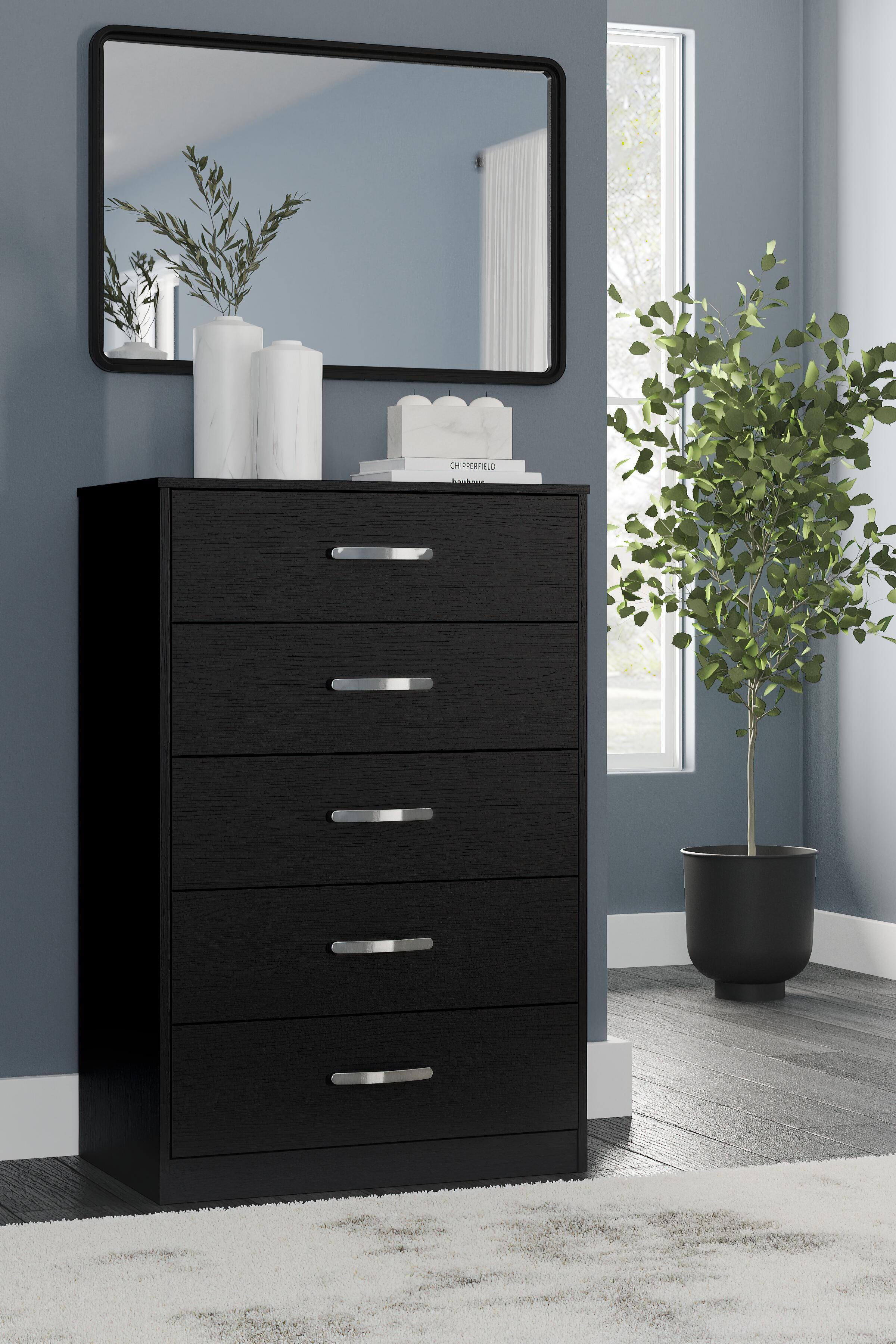 Click here for Finch 5 Drawer Chest of Drawers  Black prices