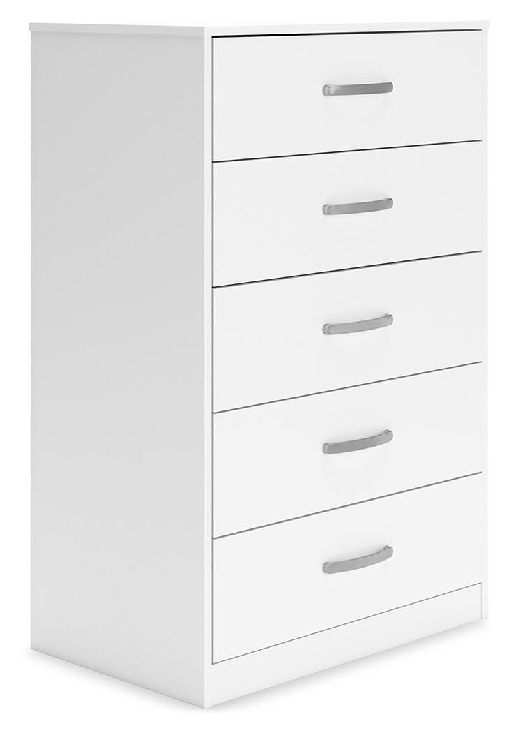 Click here for Flannia 5 Drawer Chest of Drawers  White prices