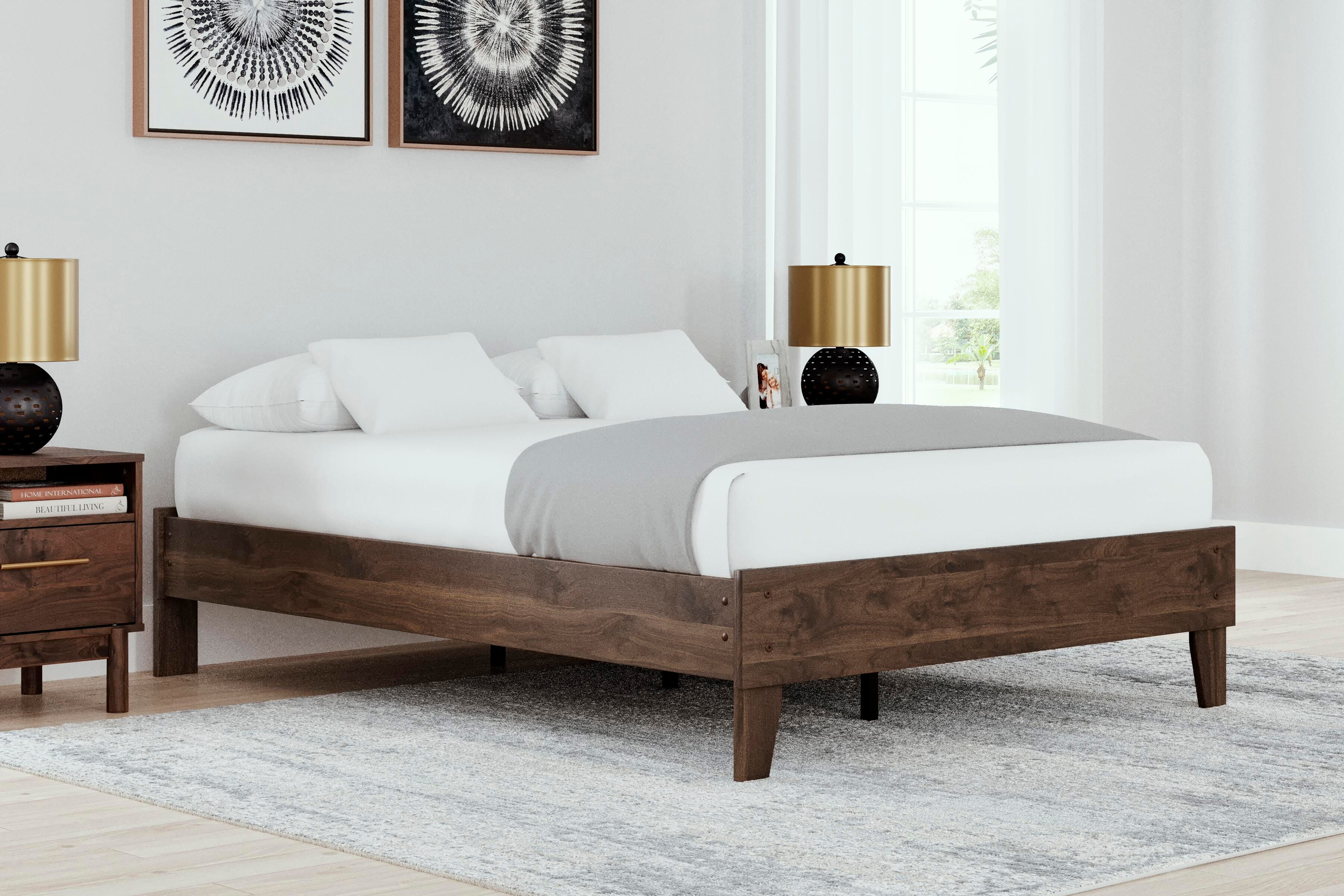 Click here for Calverson Full Platform Bed  Mocha prices