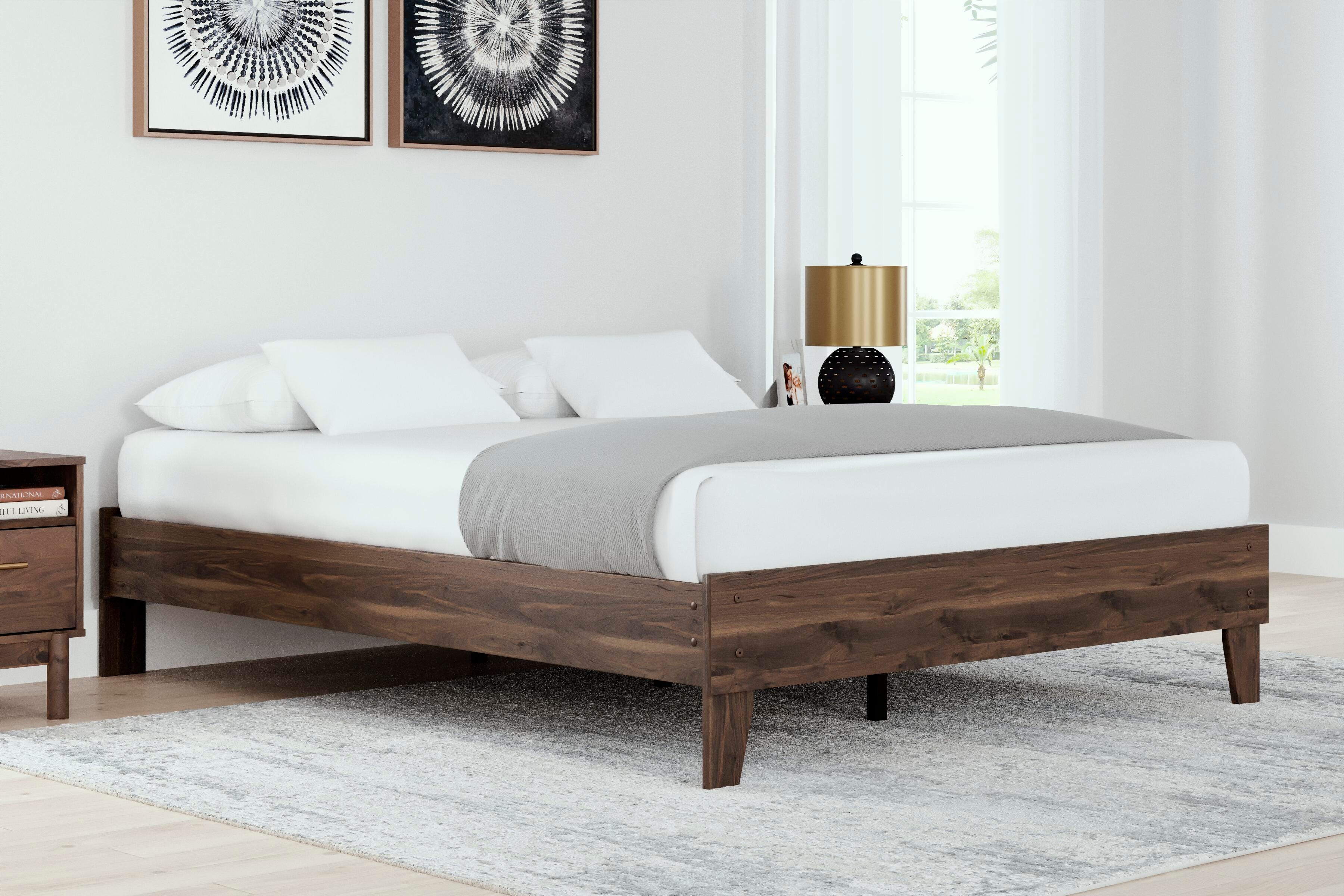 Click here for Calverson Queen Platform Bed  Mocha prices