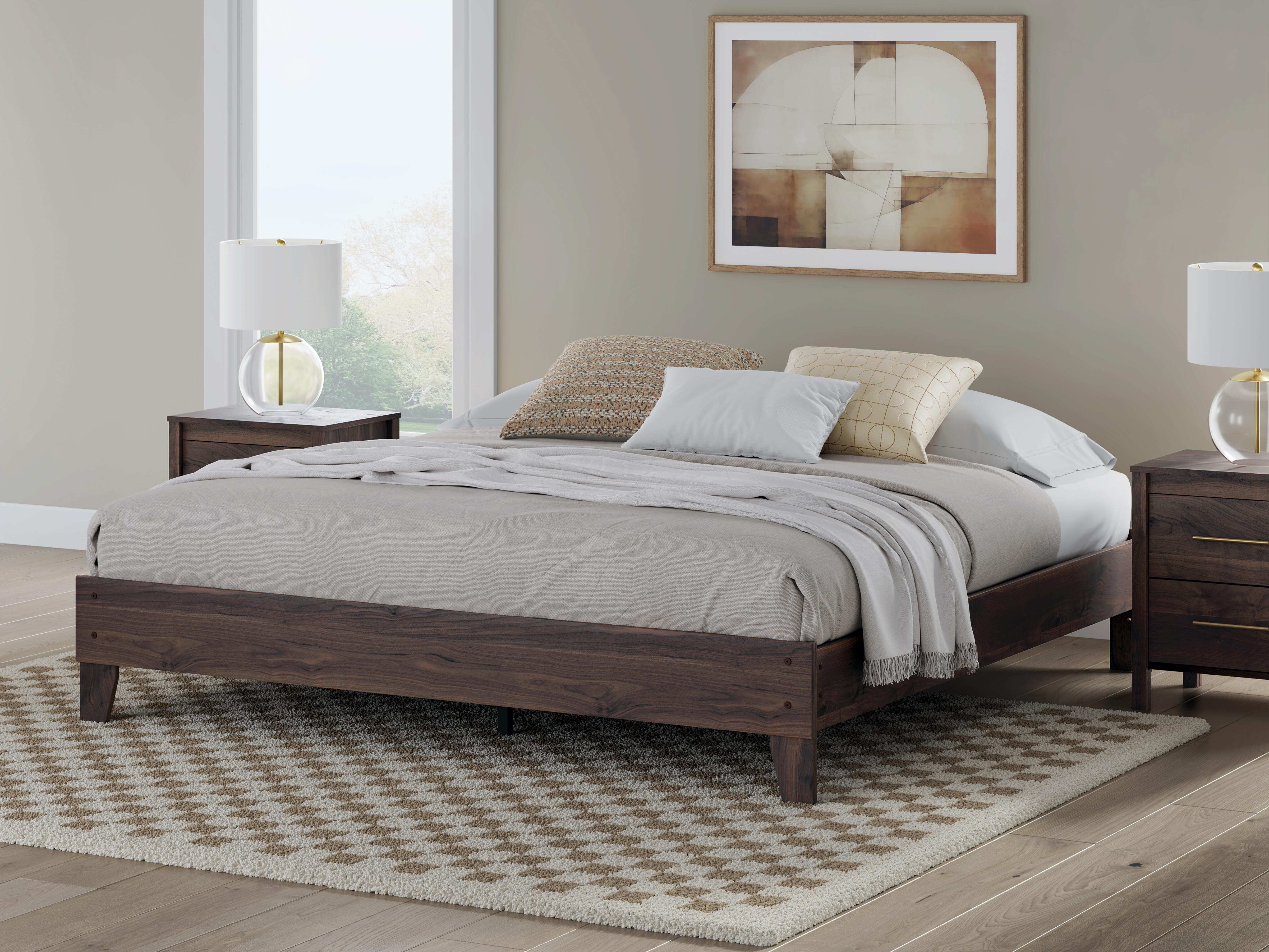 Click here for Calverson Platform Bed  Brown prices