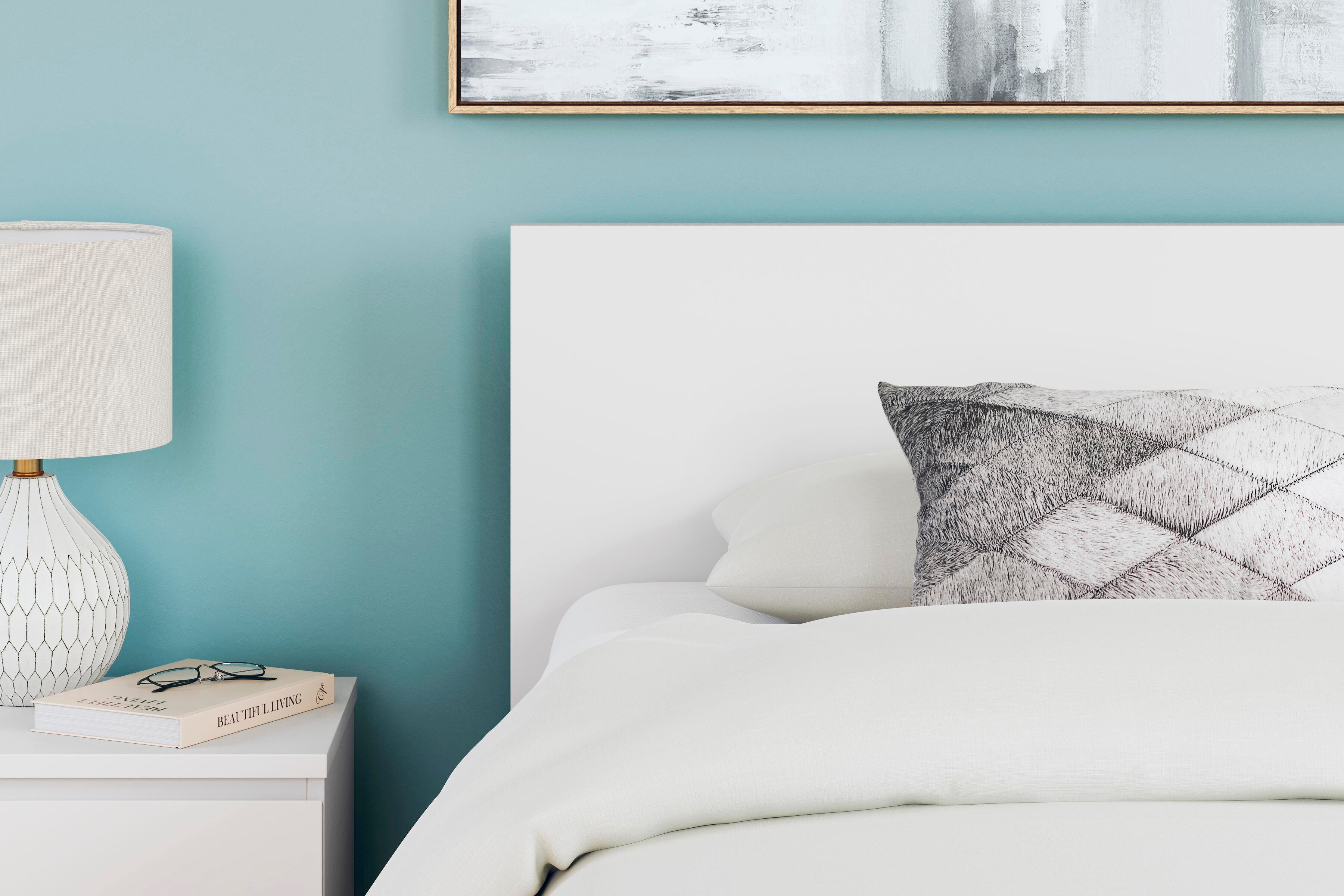 Click here for Onita Twin Panel Headboard  White prices