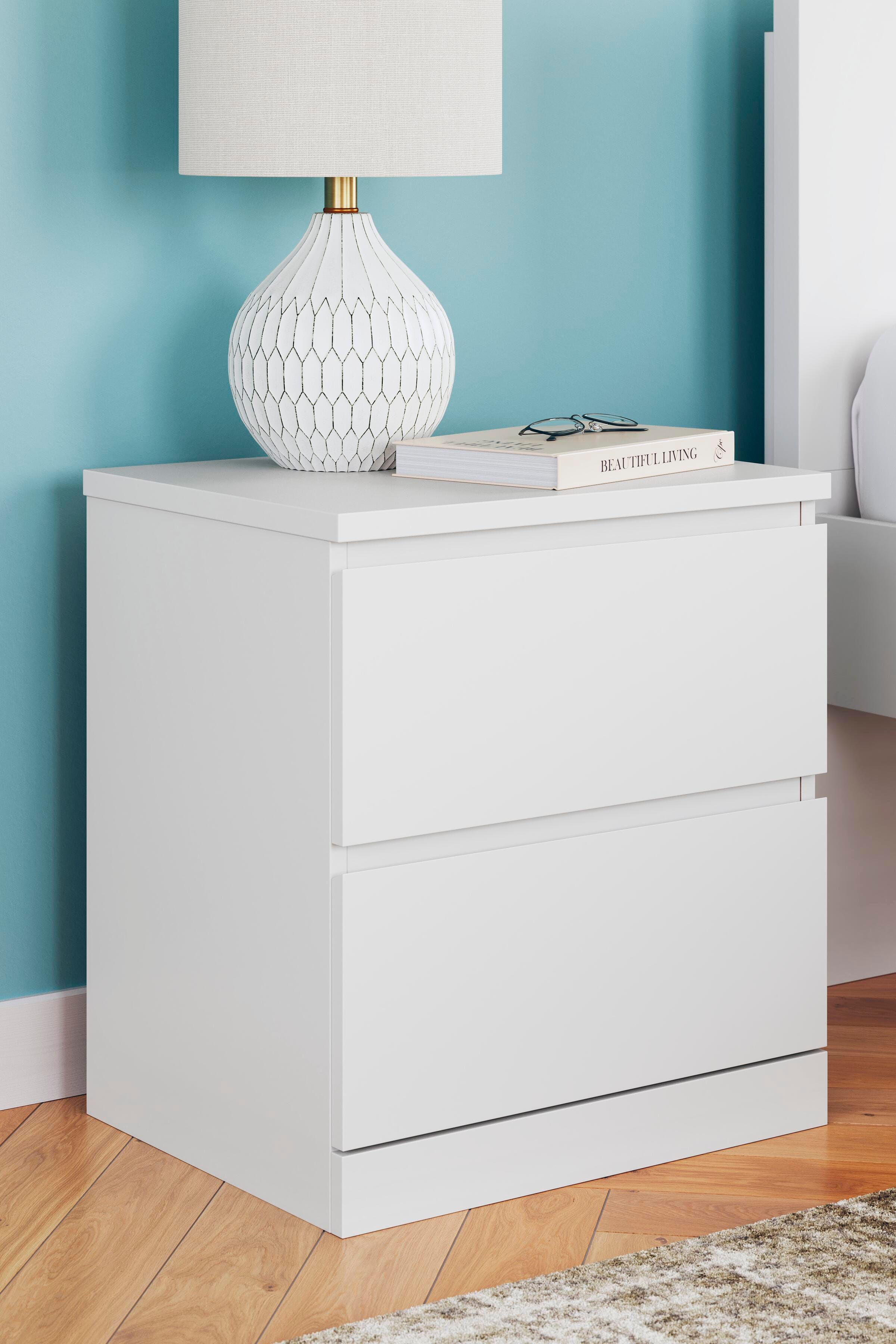 Click here for Onita 19 2 Drawer Nightstand  White prices