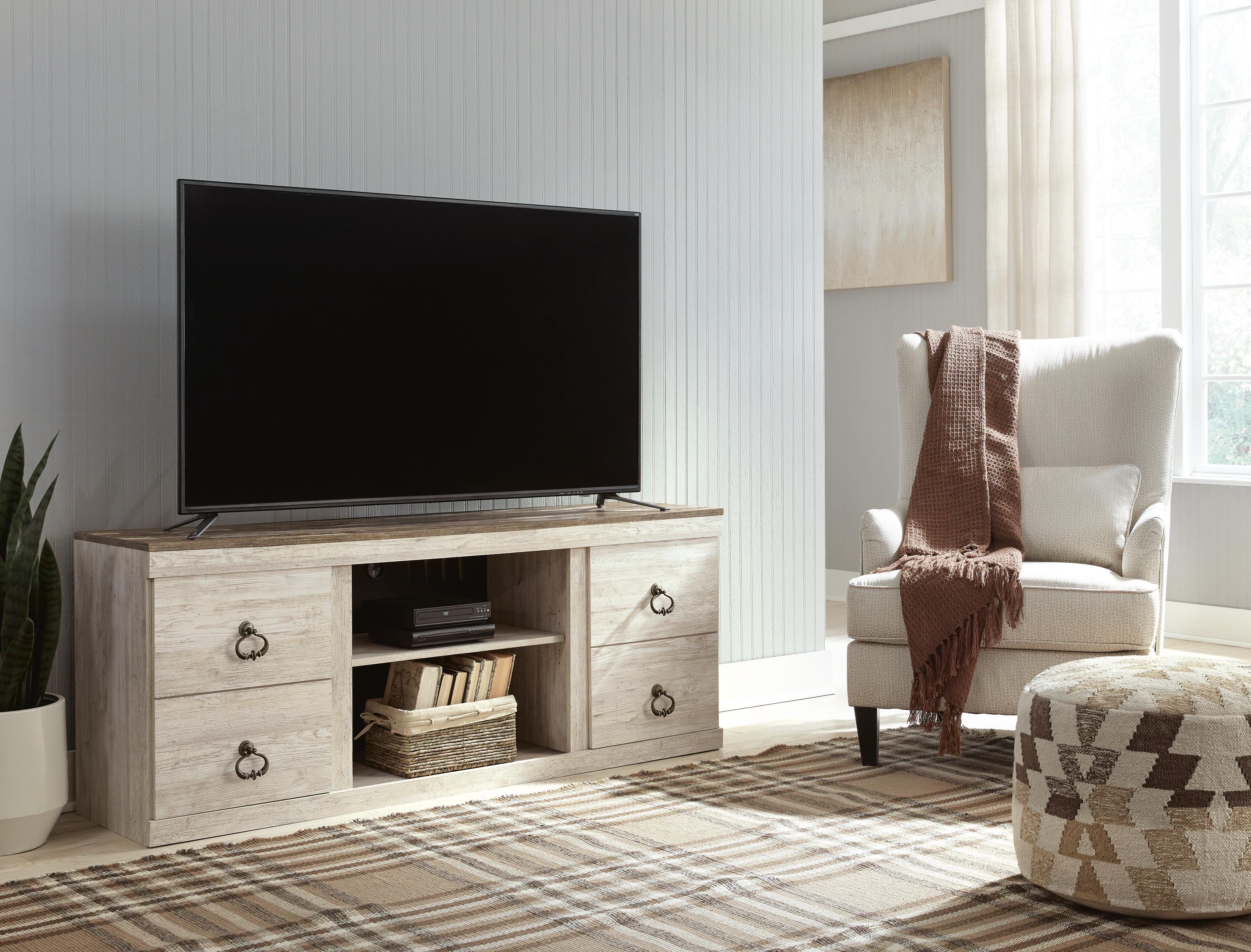 Click here for Willowton 2 Door 60 TV Stand  Whitewash prices