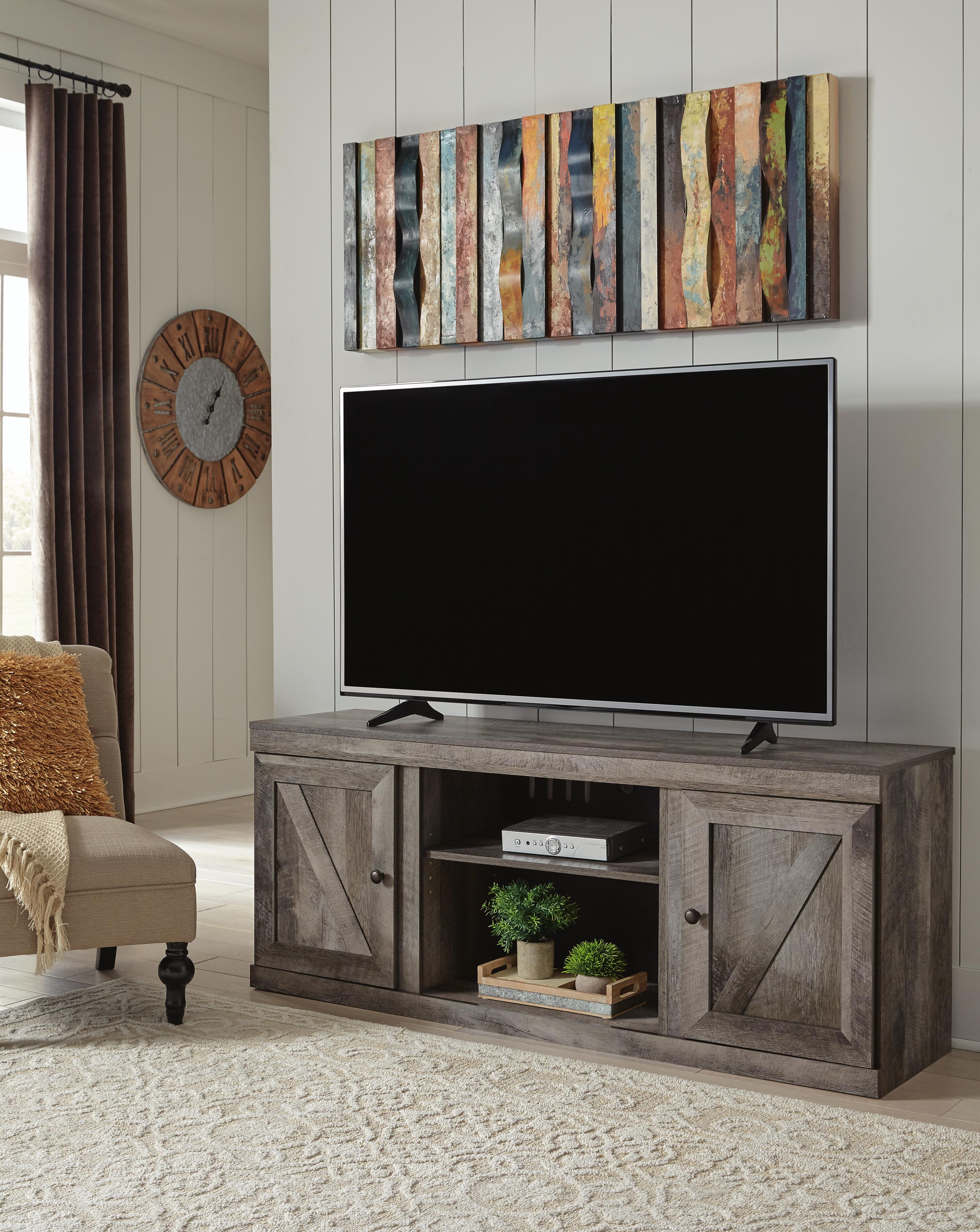Click here for Wynnlow 2 Door 60 TV Stand with Open Center Shelvi... prices