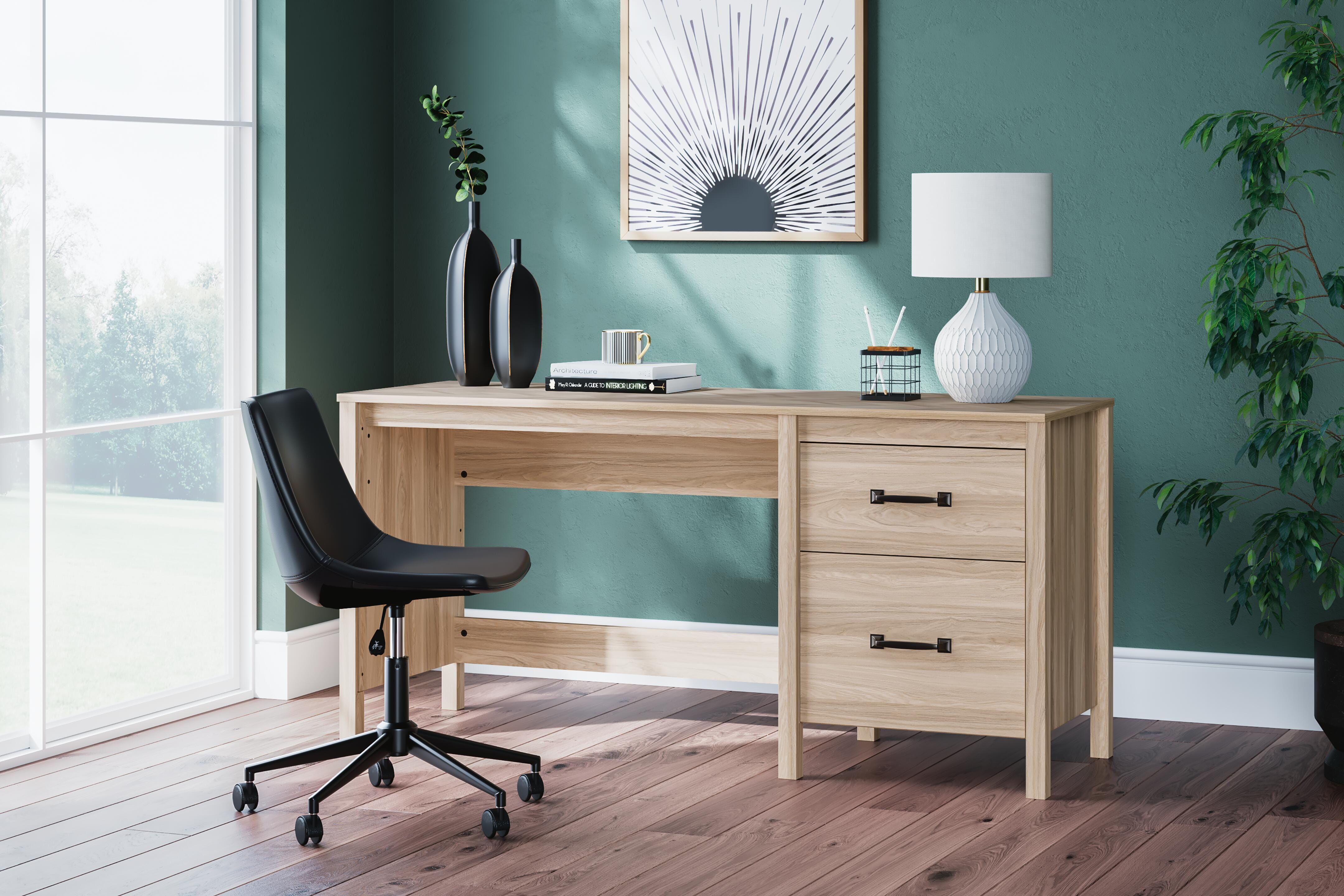 Click here for Battelle 60 Home Office Desk  Tan prices