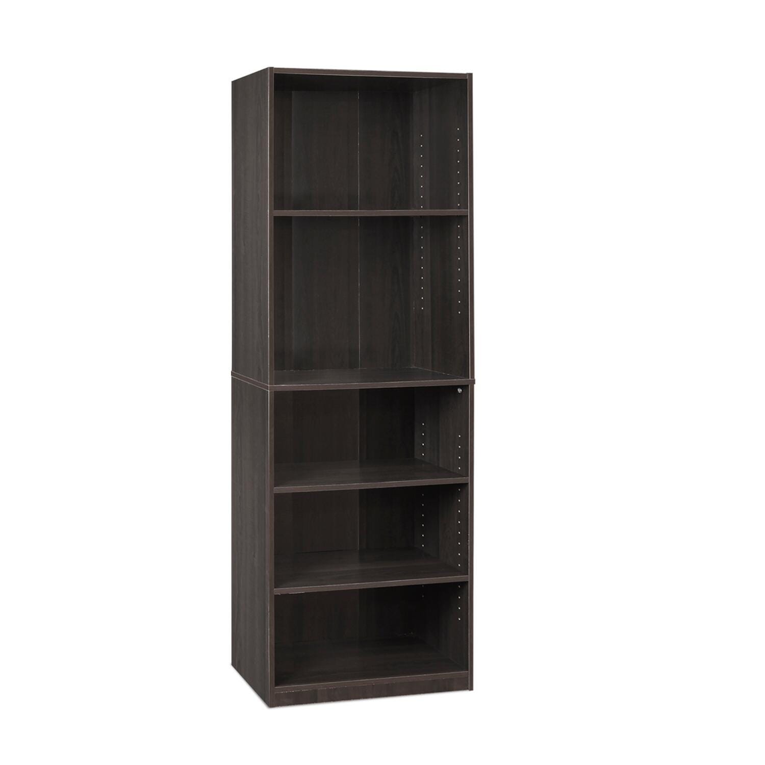 Click here for Five Shelf 71 Home Office Bookcase  Espresso prices