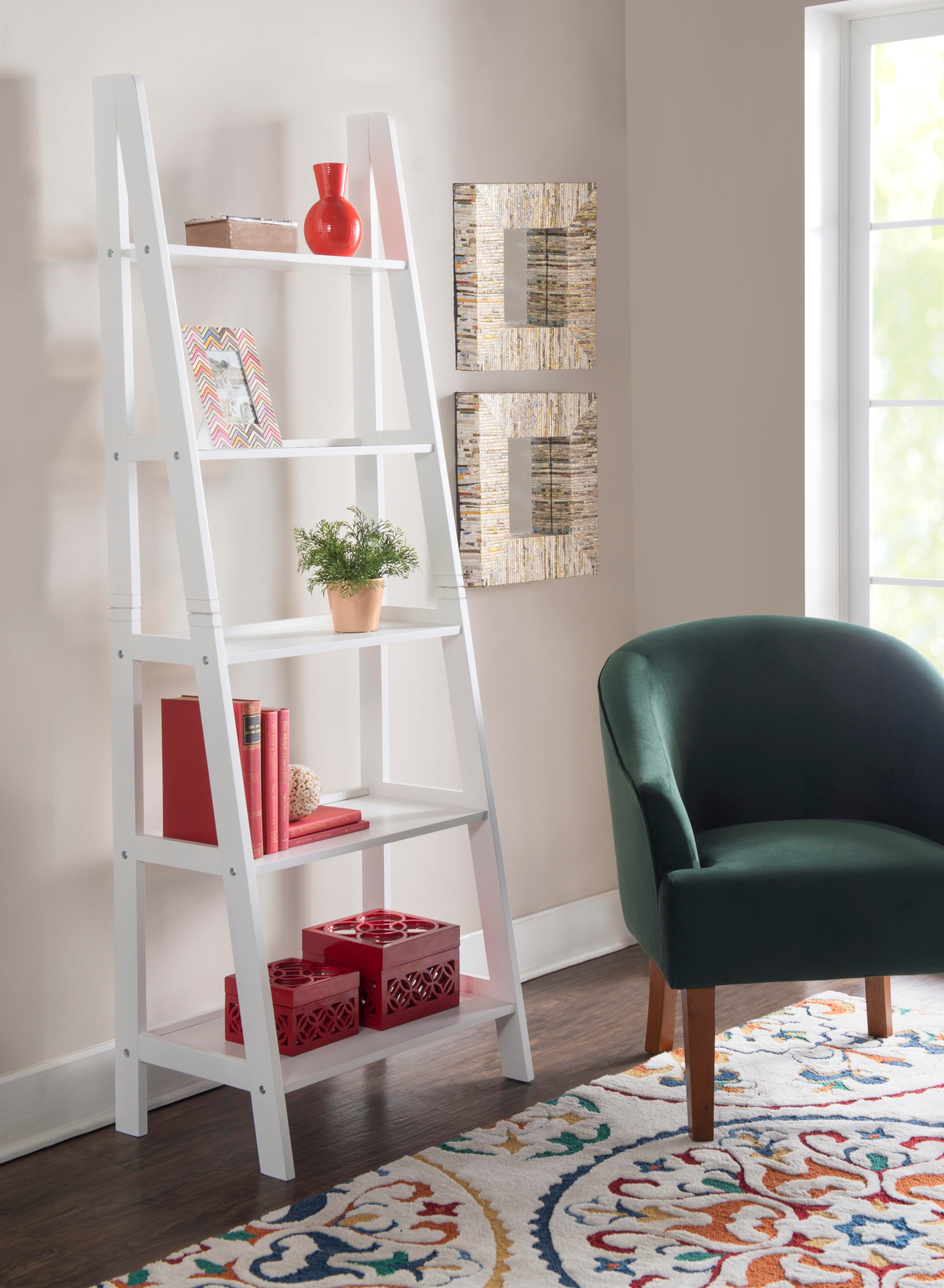 Click here for Falan Ladder Bookshelf  White prices