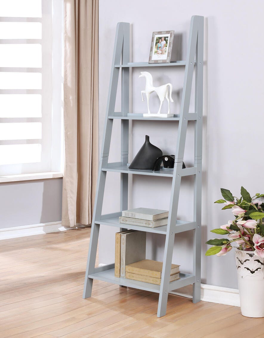 Click here for Falan Ladder Bookshelf  Gray prices