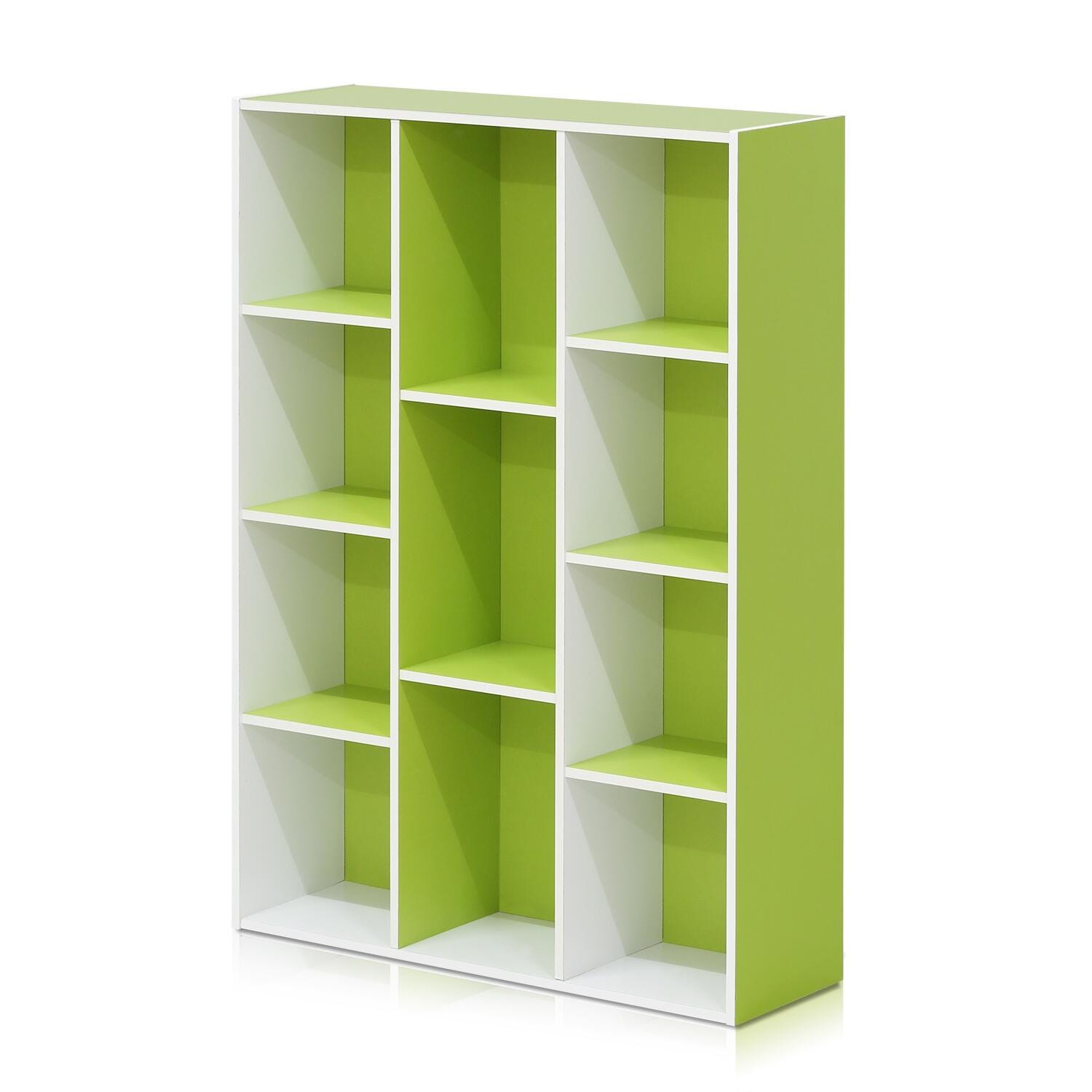 Click here for 11-Cube Reversible Open Shelf Bookcase  Green prices