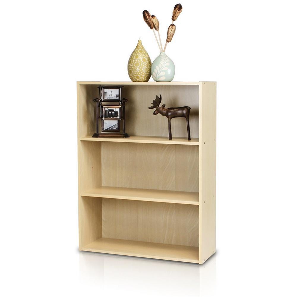 Click here for Pasir 3-Tier Open Shelf Bookcase  Beige prices