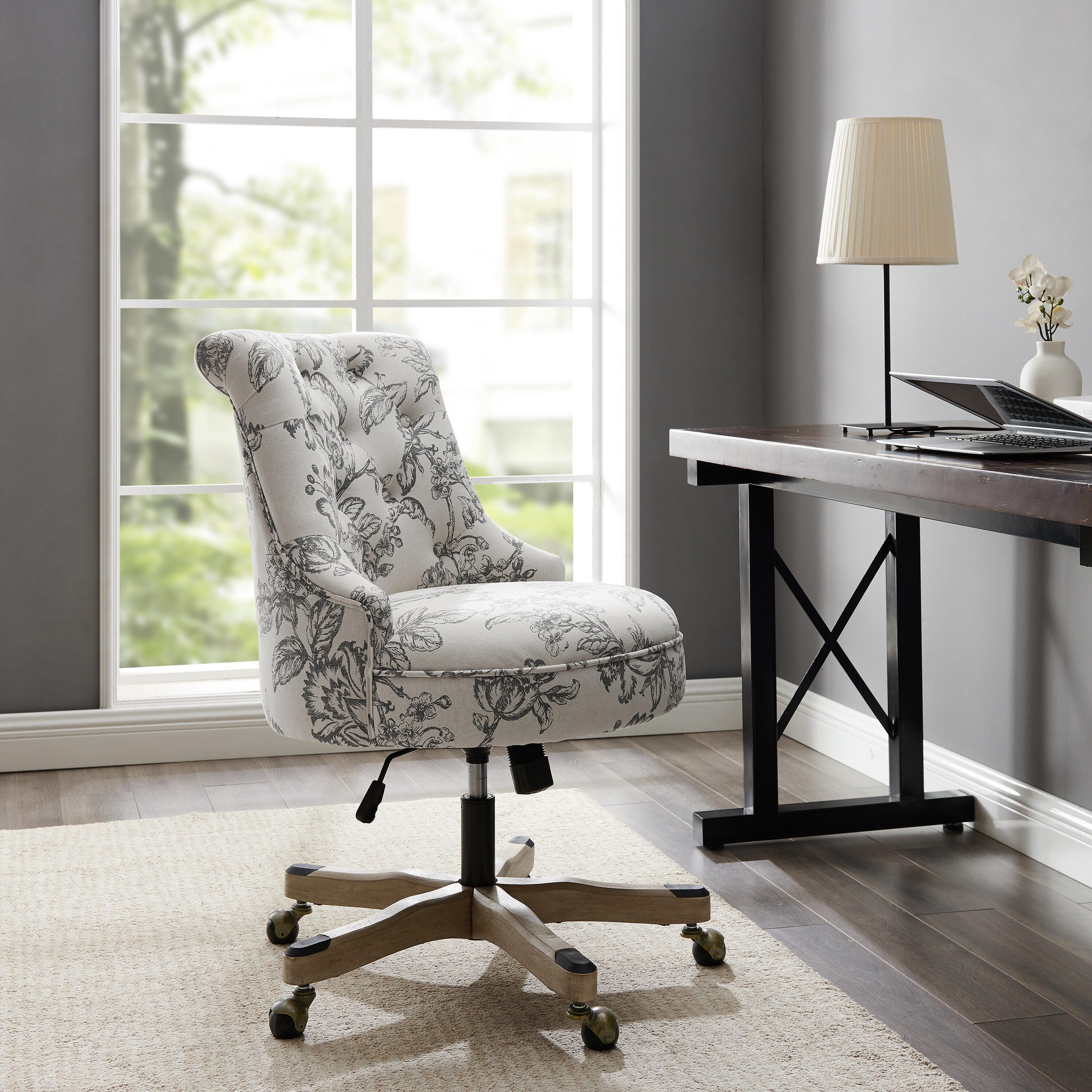 Click here for Sinclair Office Chair  White/Gray prices