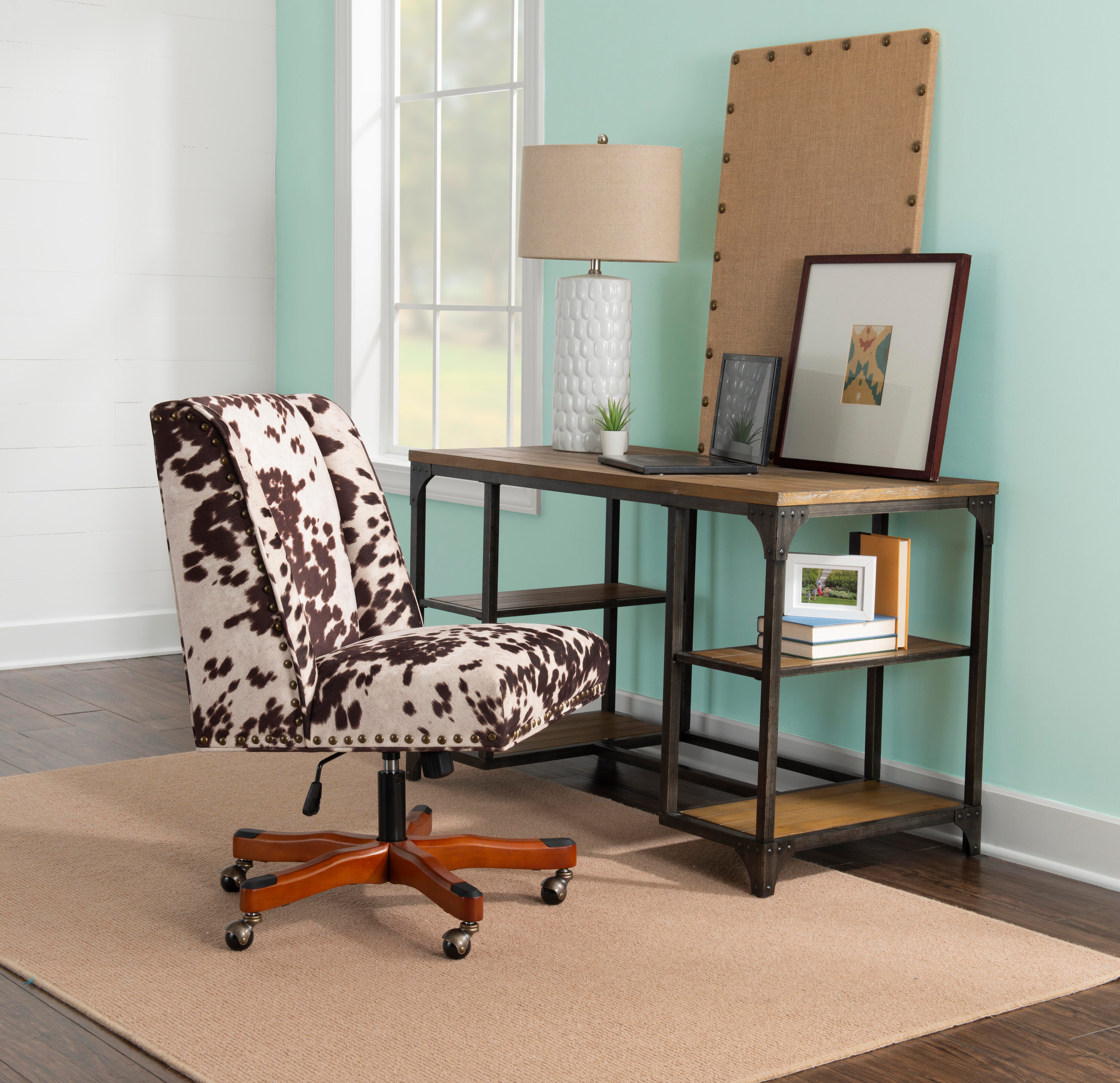 Click here for Draper Office Chair  Brown/White prices