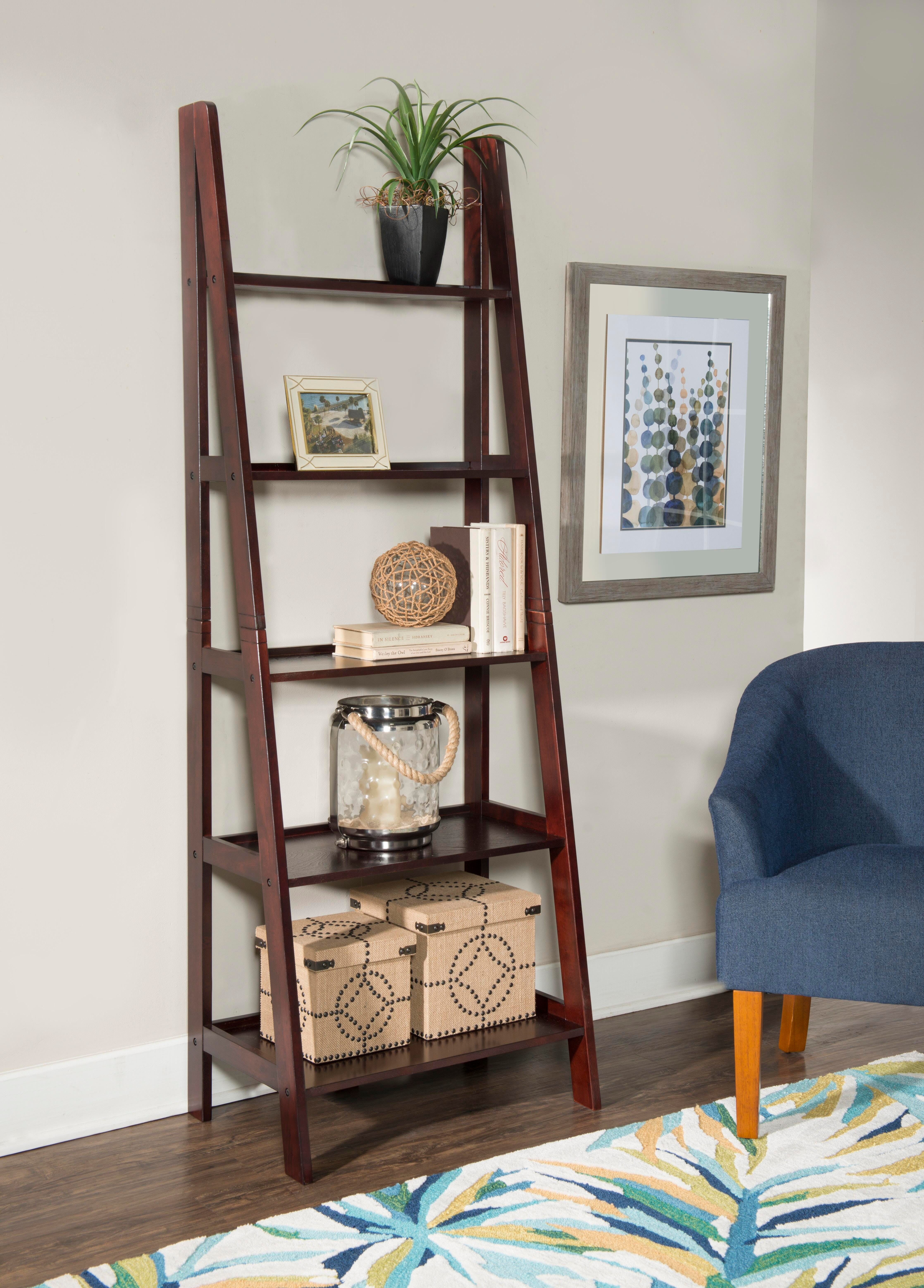 Click here for Falan Ladder Bookshelf  Espresso prices