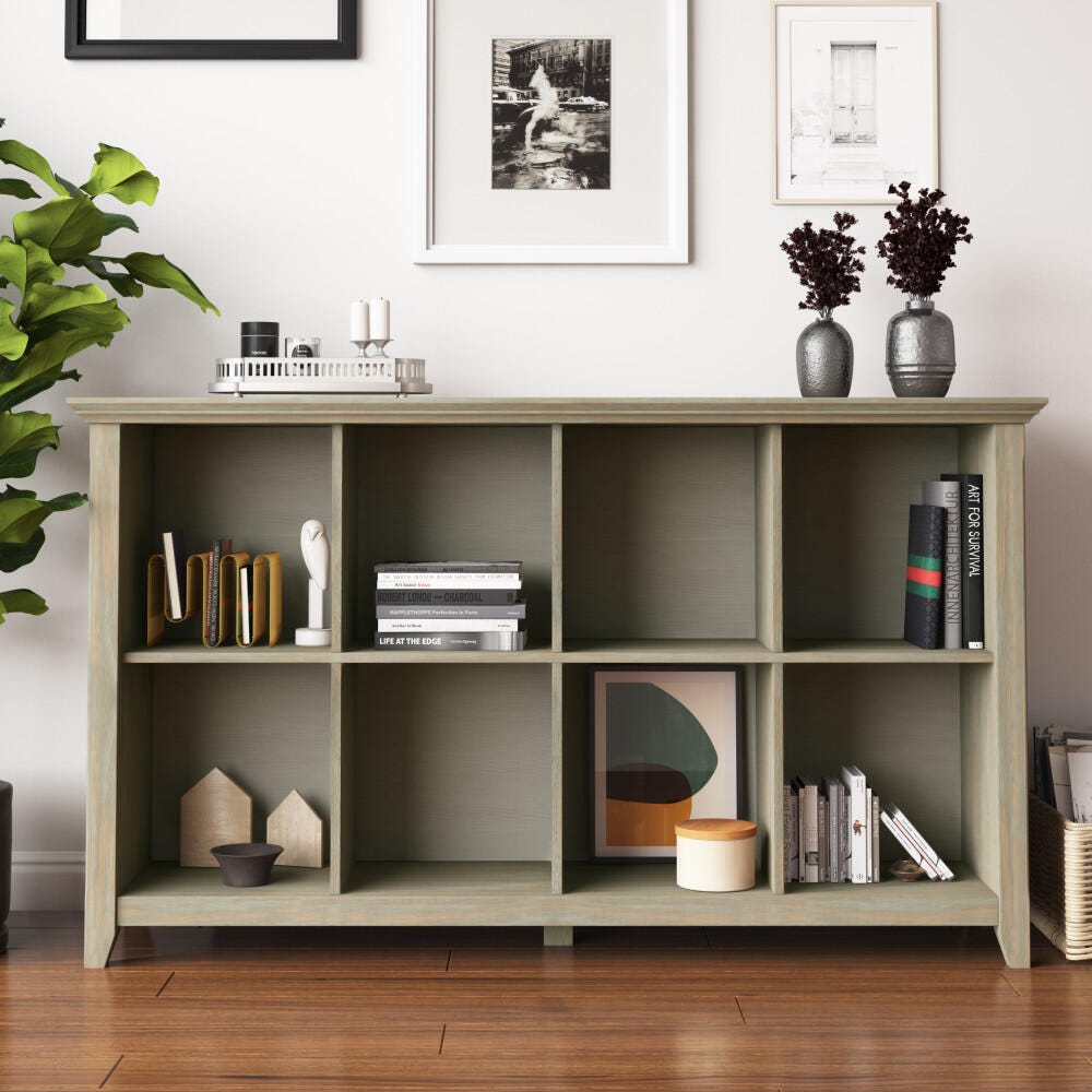 Click here for Acadian 8 Cube Bookcase and Storage Unit  Gray prices
