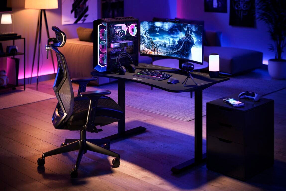 Click here for RESPAWN 1048 Gaming Desk  Black prices