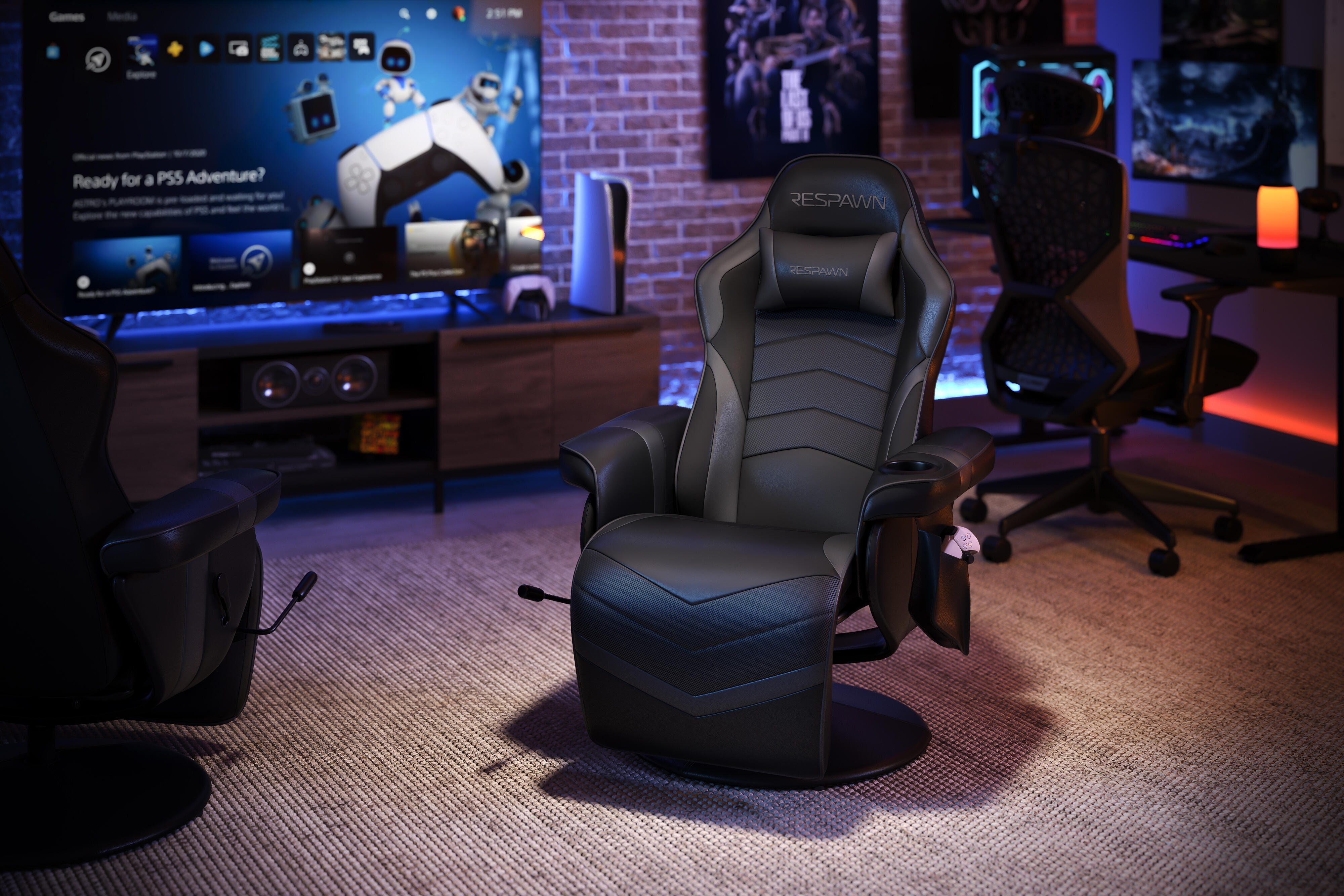 Click here for RESPAWN 900 Gaming Recliner Leather  Gray prices