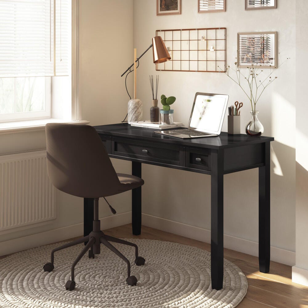 Click here for Warm Shaker 48 Wide Writing Desk  Brown prices