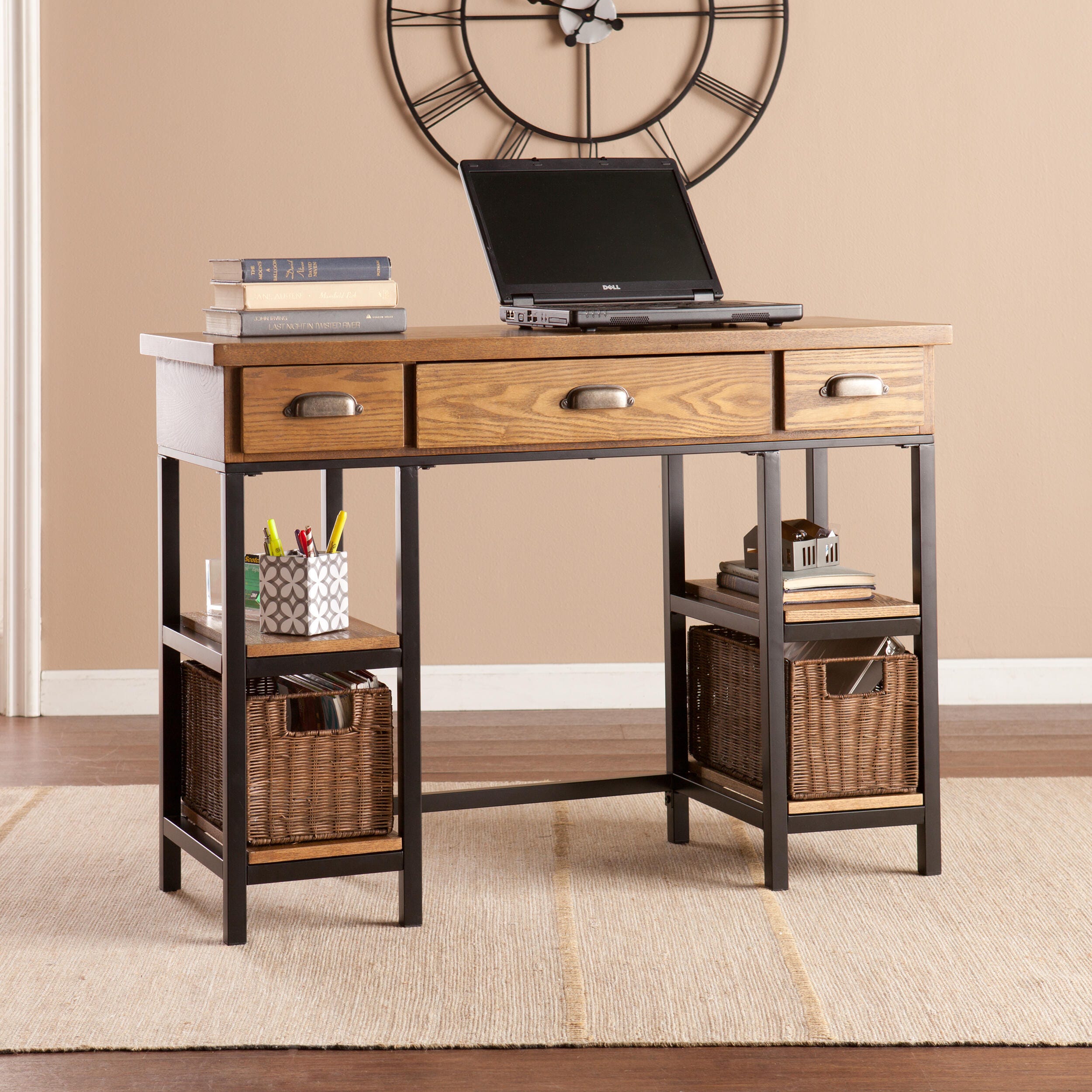 Click here for Delaney Desk  Gray/Brown prices