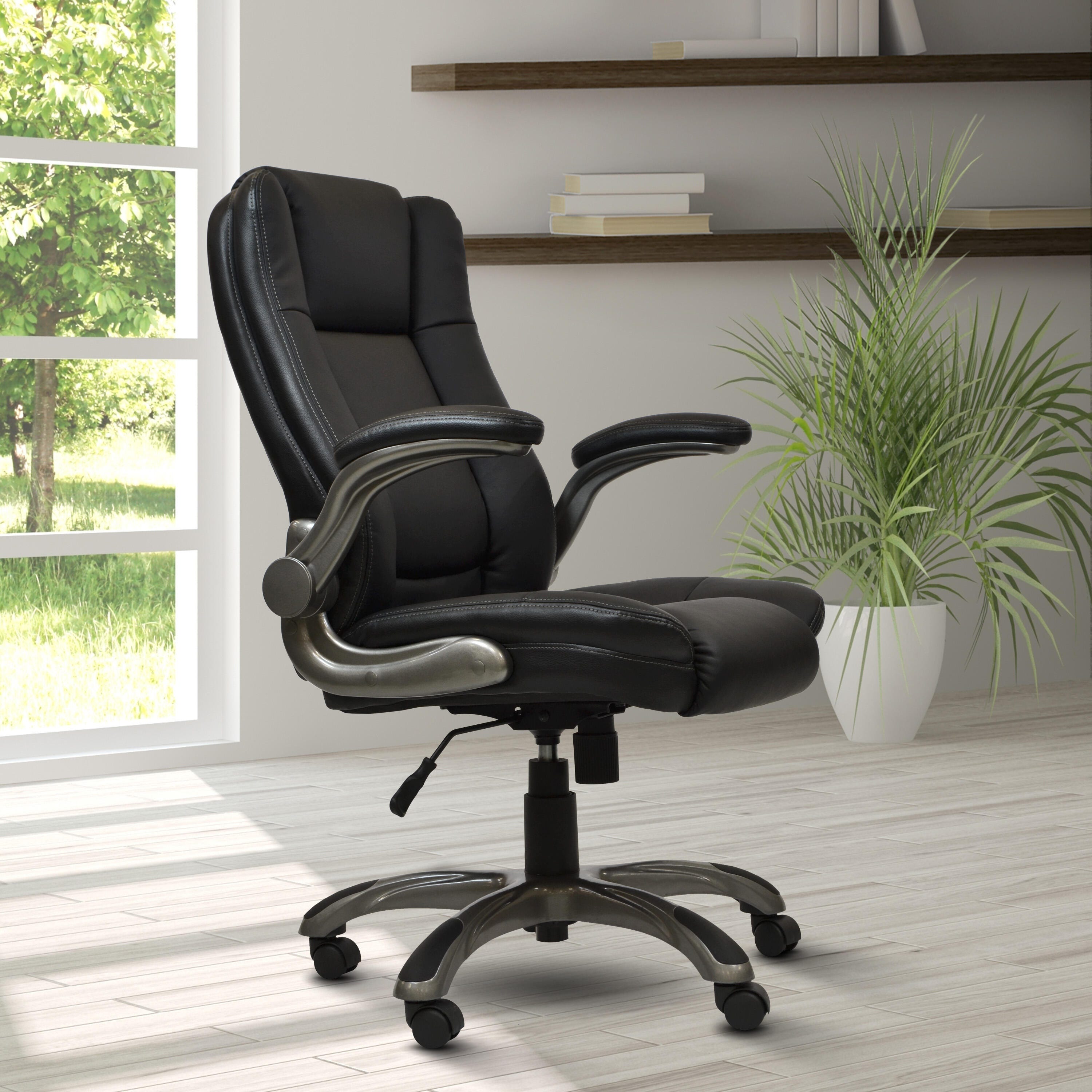 Click here for Techni Mobili Medium Back Executive Office Chair... prices