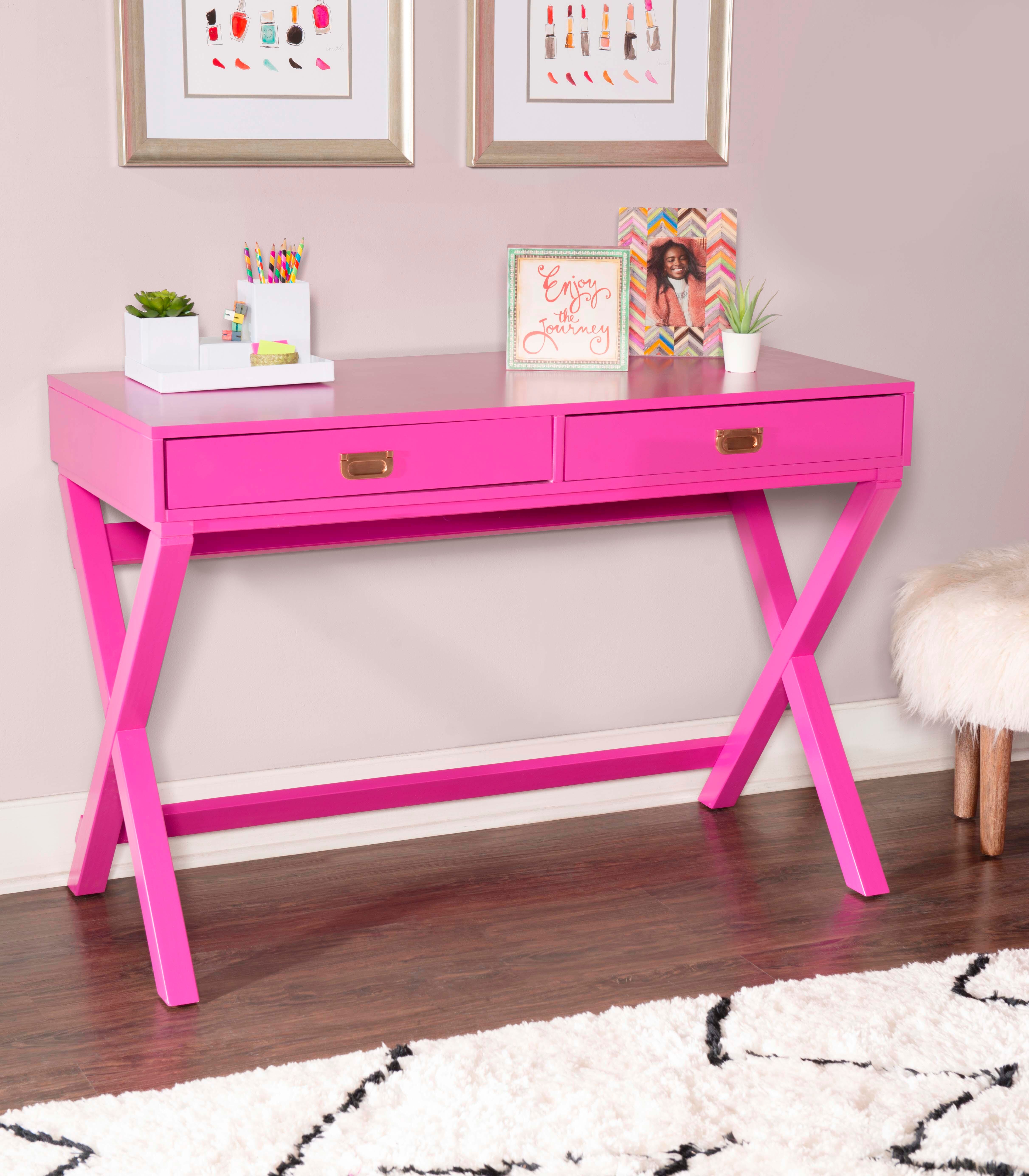 Click here for Paige Writing Desk  Raspberry Pink prices