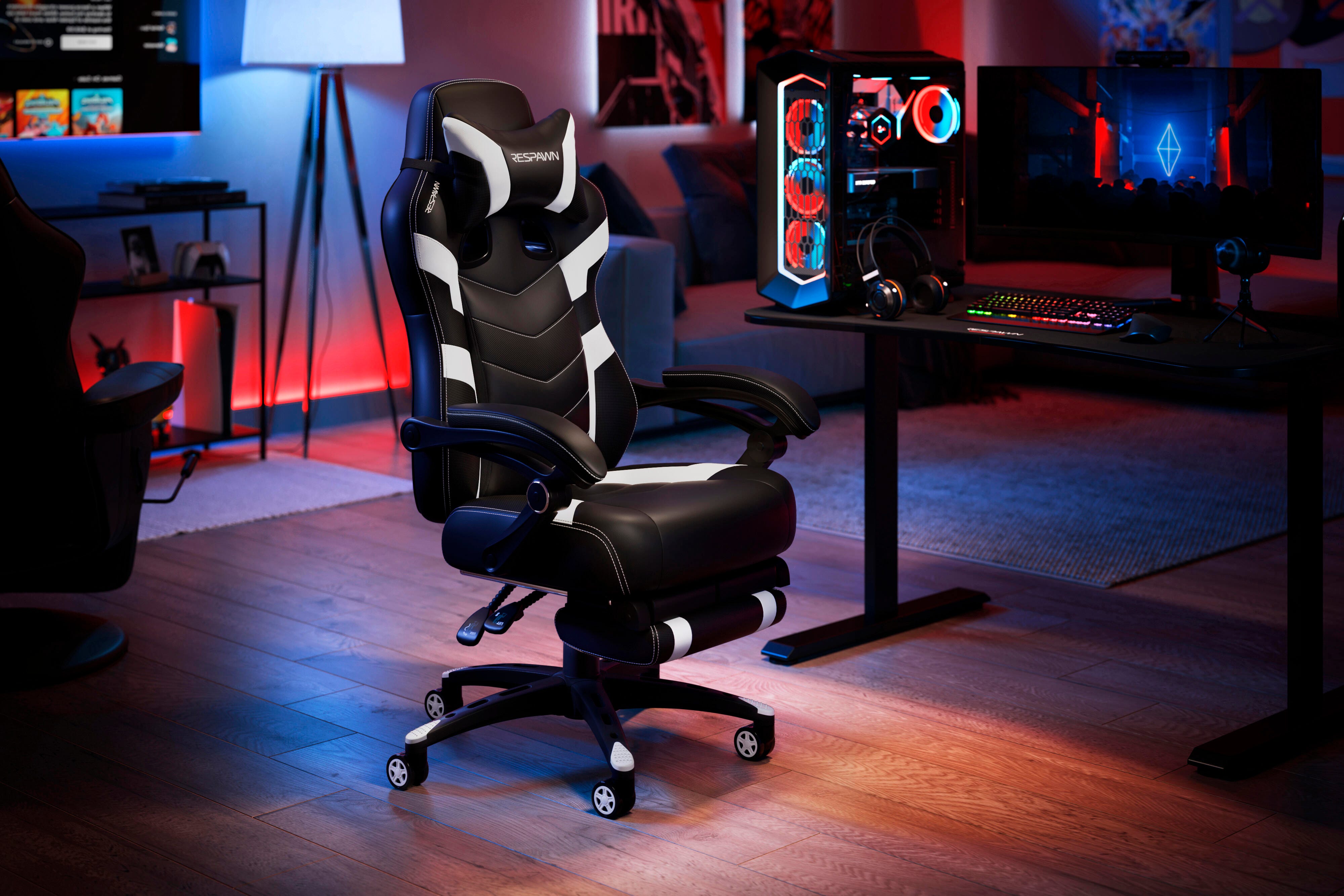 Click here for RESPAWN 110 Pro Gaming Chair Leather  White prices