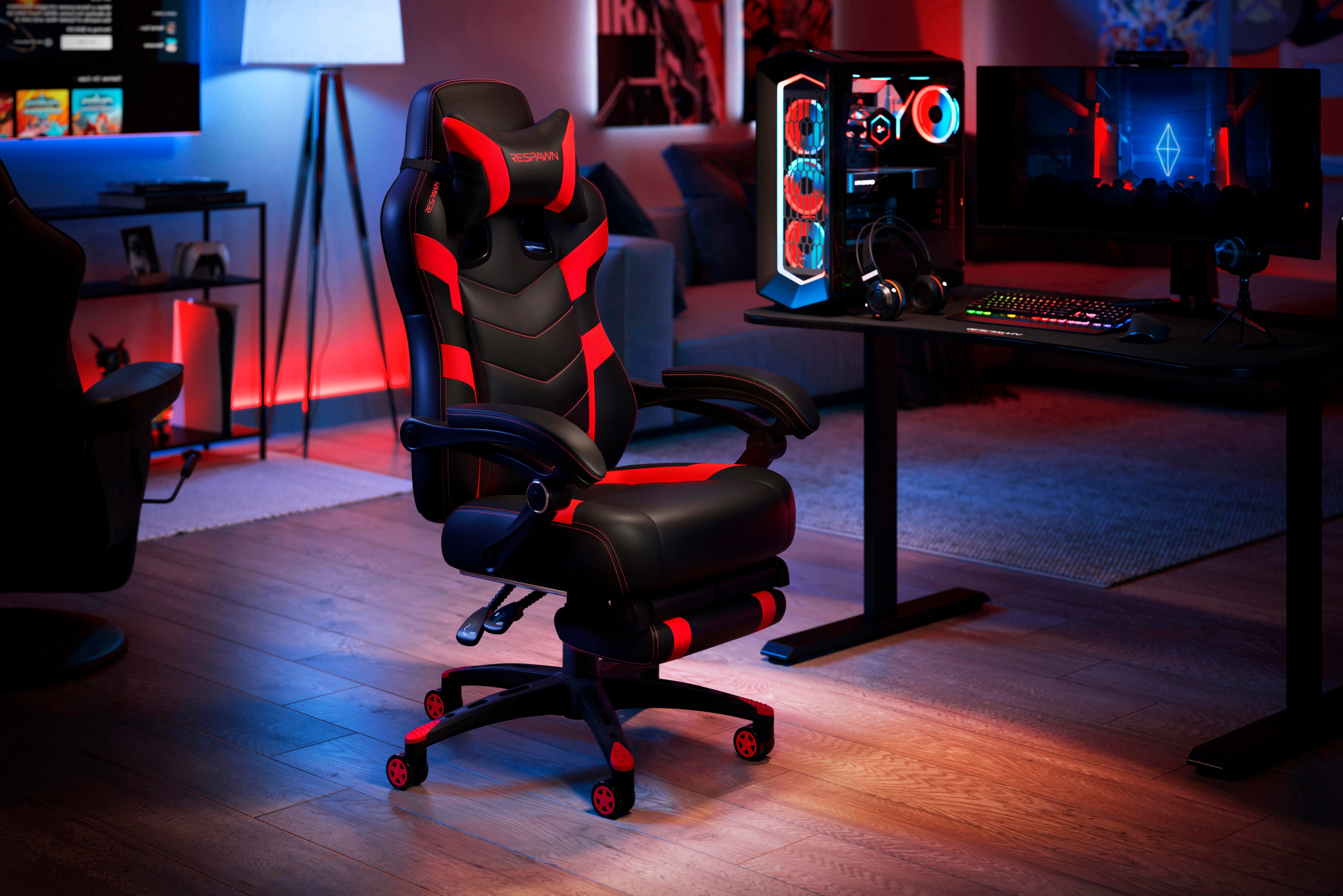 Click here for RESPAWN 110 Pro Gaming Chair Leather  Red prices