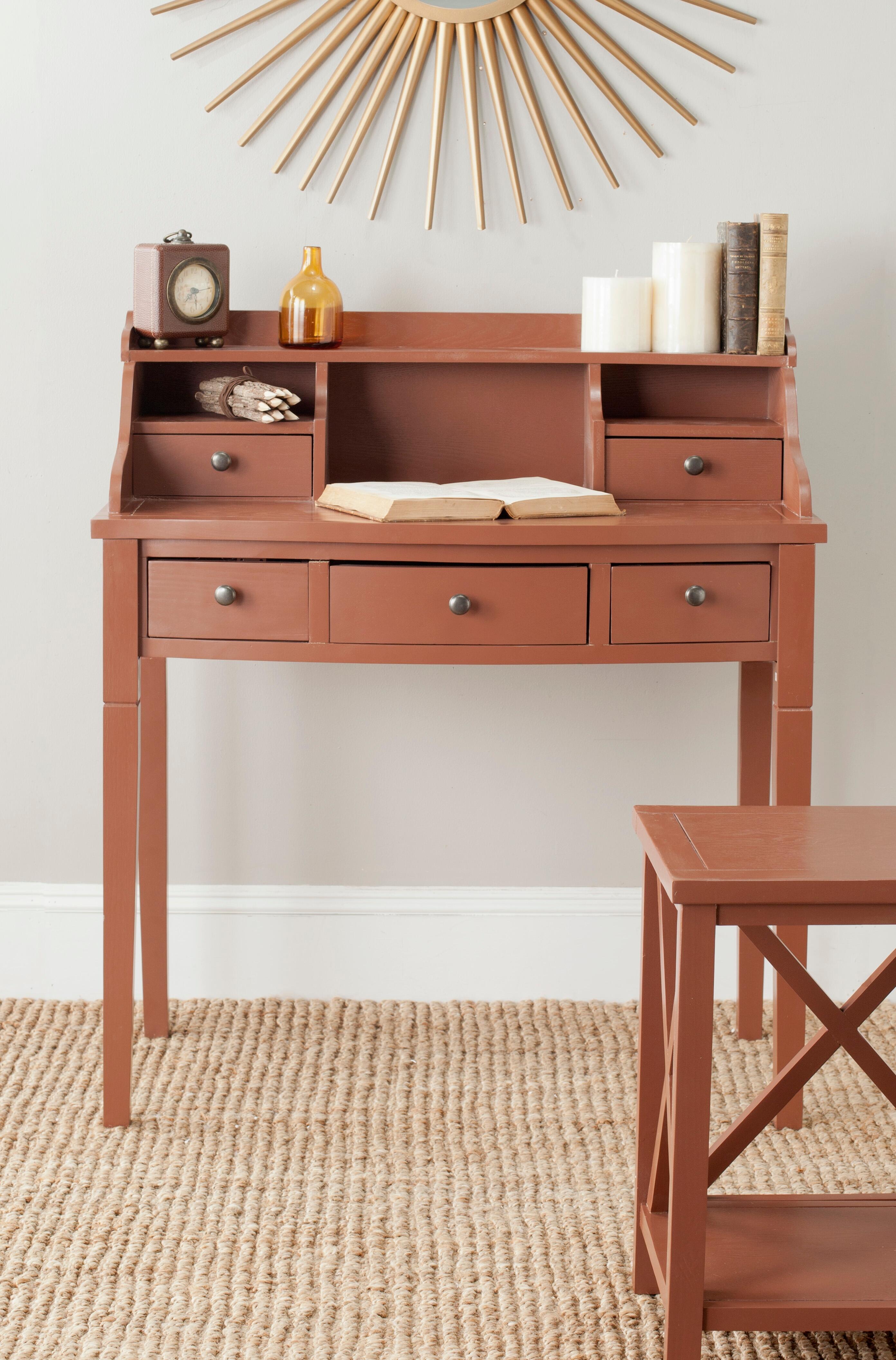 Click here for 5 Drawer Writing Desk  Brown prices