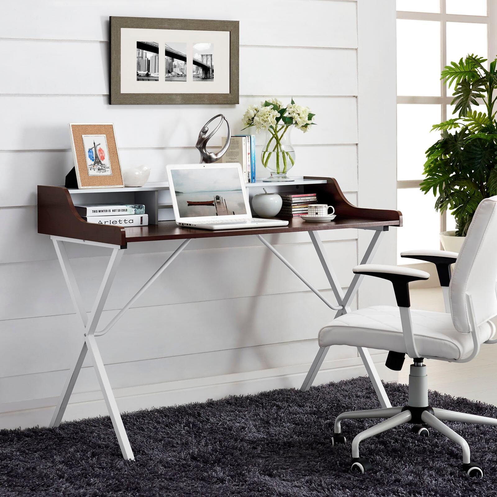 Click here for Modway Bin Office Desk  Cherry prices