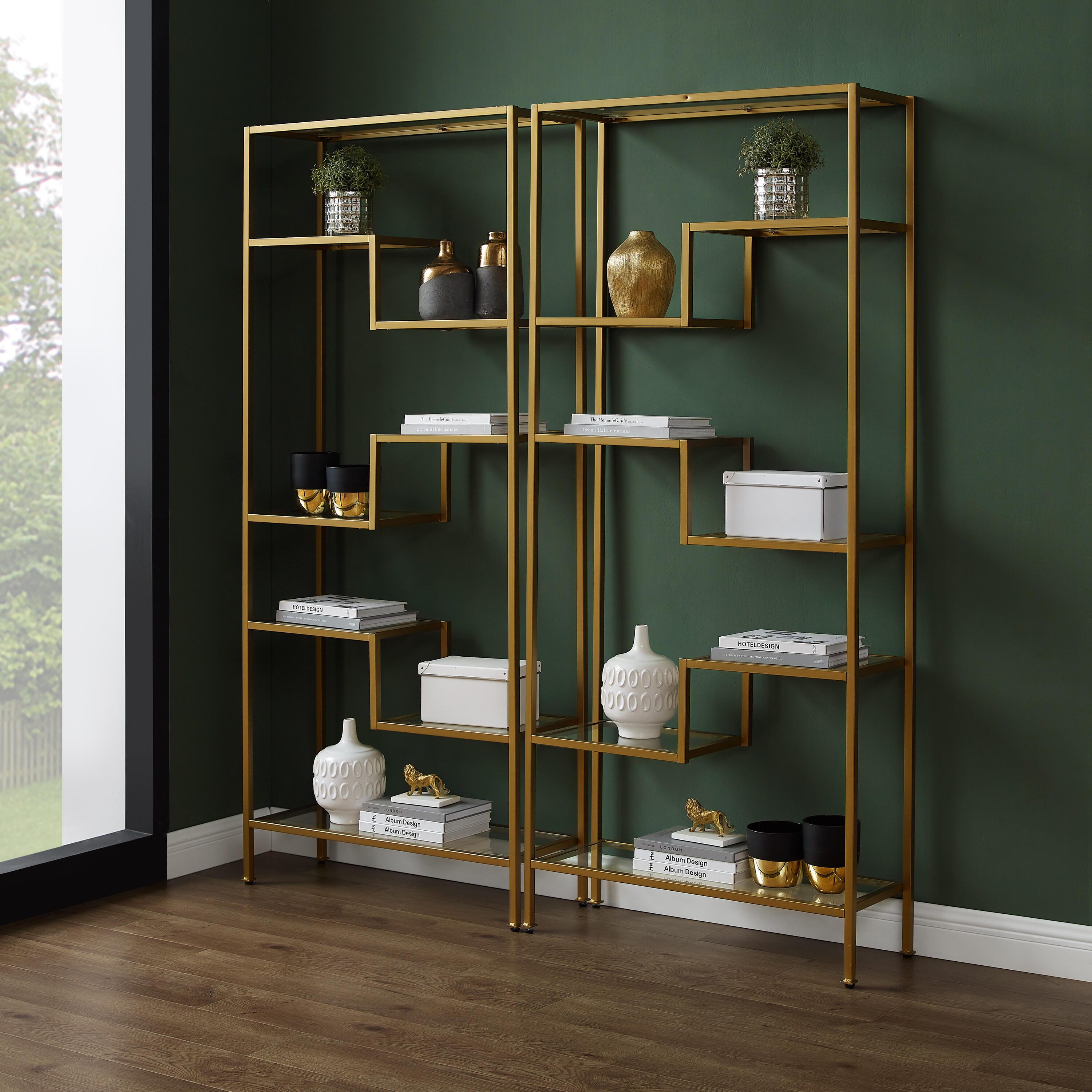 Click here for Sloane 2pc Etagere Set  Gold prices