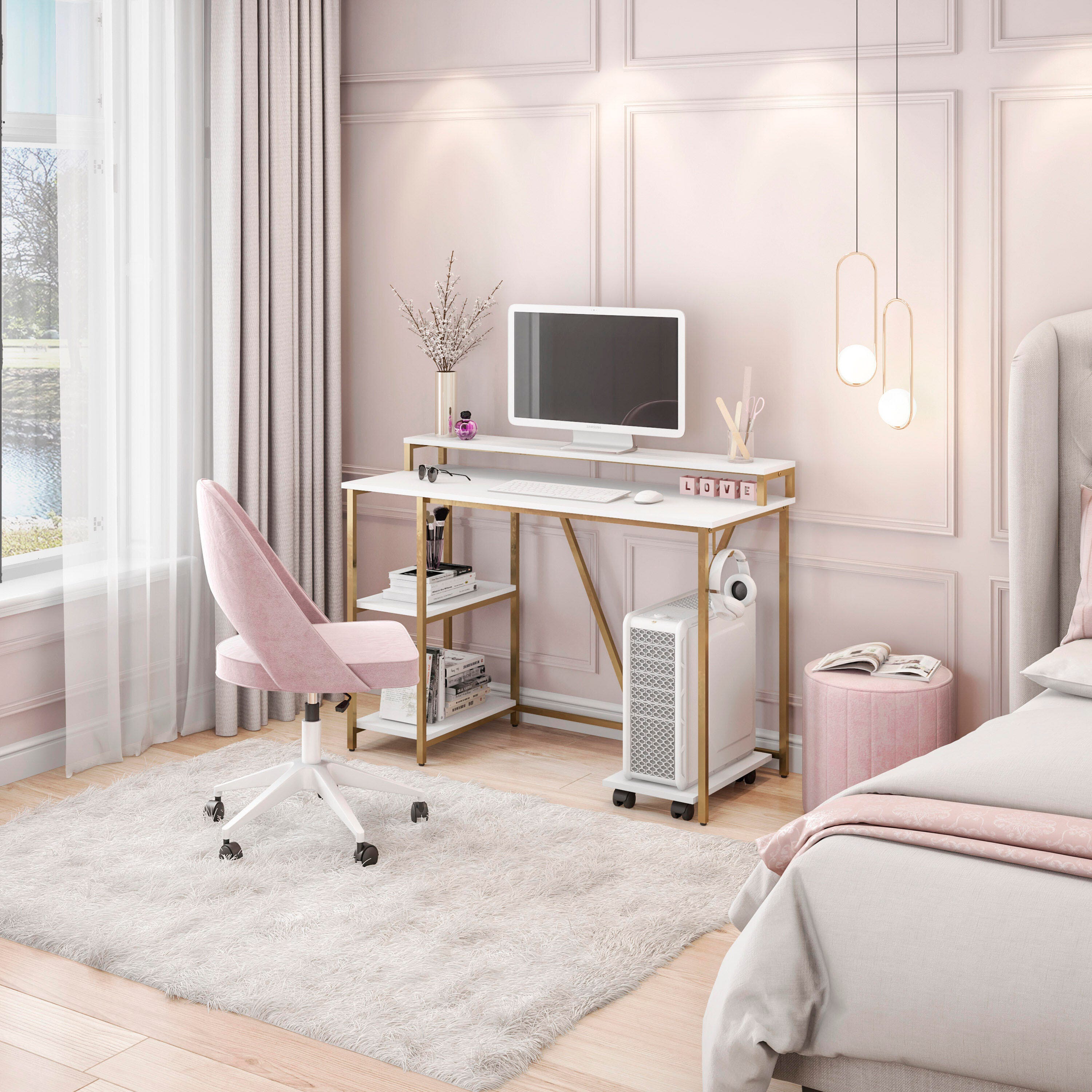 Click here for Techni Mobili Industrial Writing Desk  Gold prices