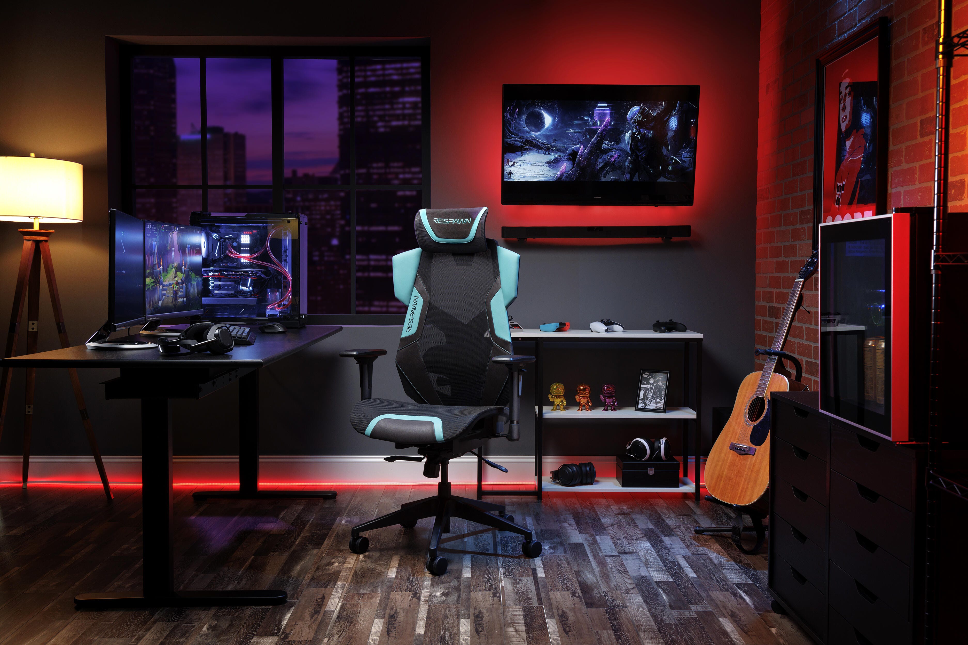Click here for RESPAWN FLEXX Mesh Gaming Chair  Teal prices