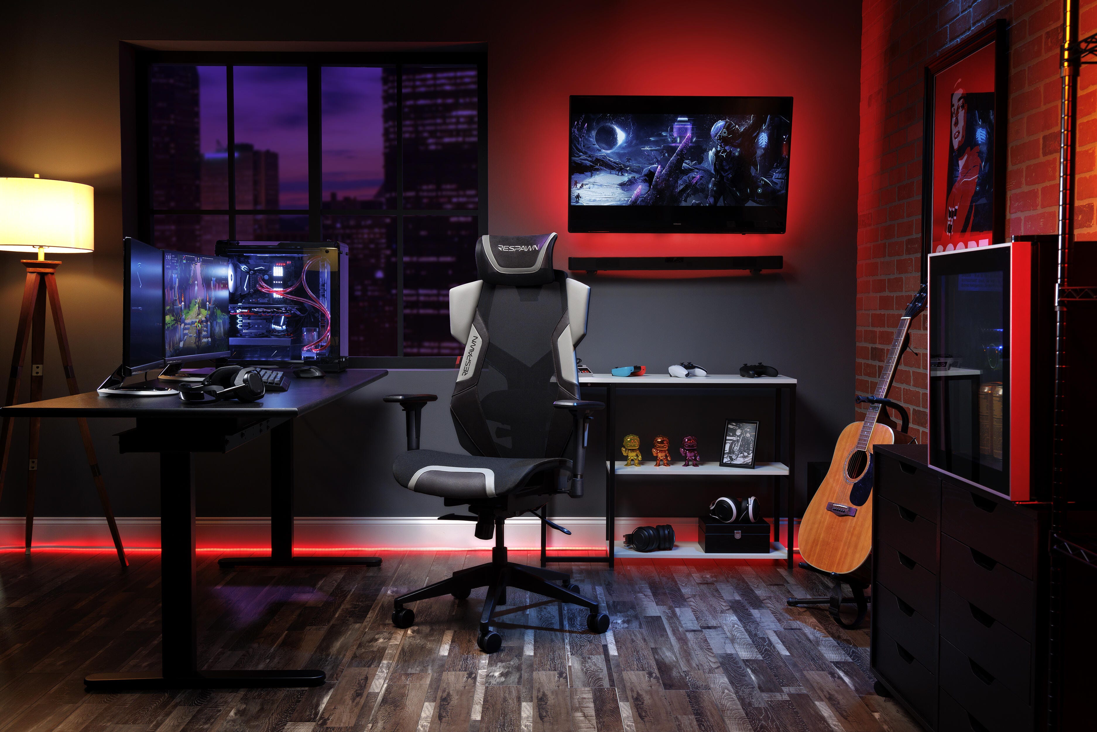 Click here for RESPAWN FLEXX Mesh Gaming Chair  Gray prices