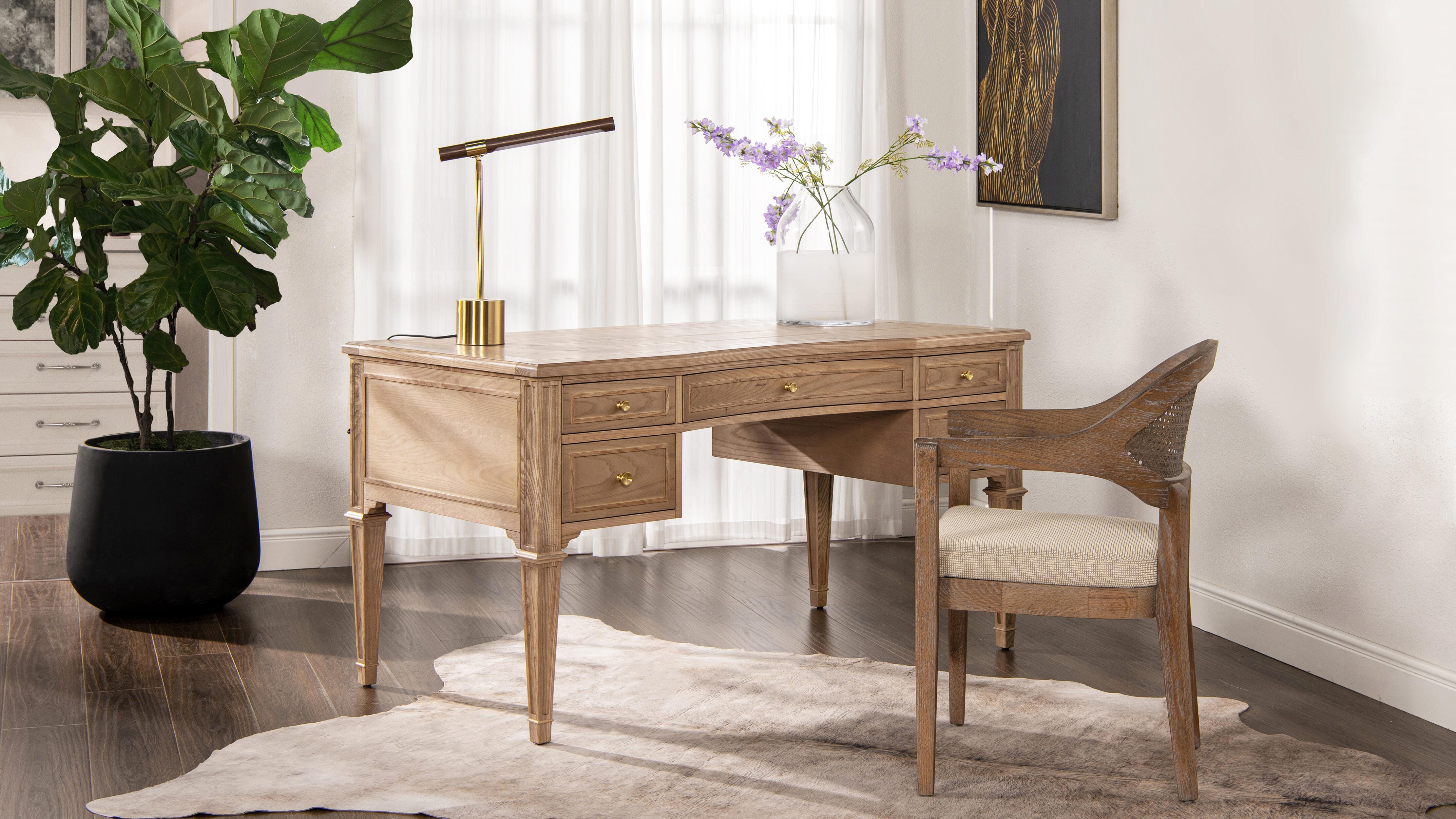 Click here for Dauphin 59 Executive Desk  Natural Brown prices