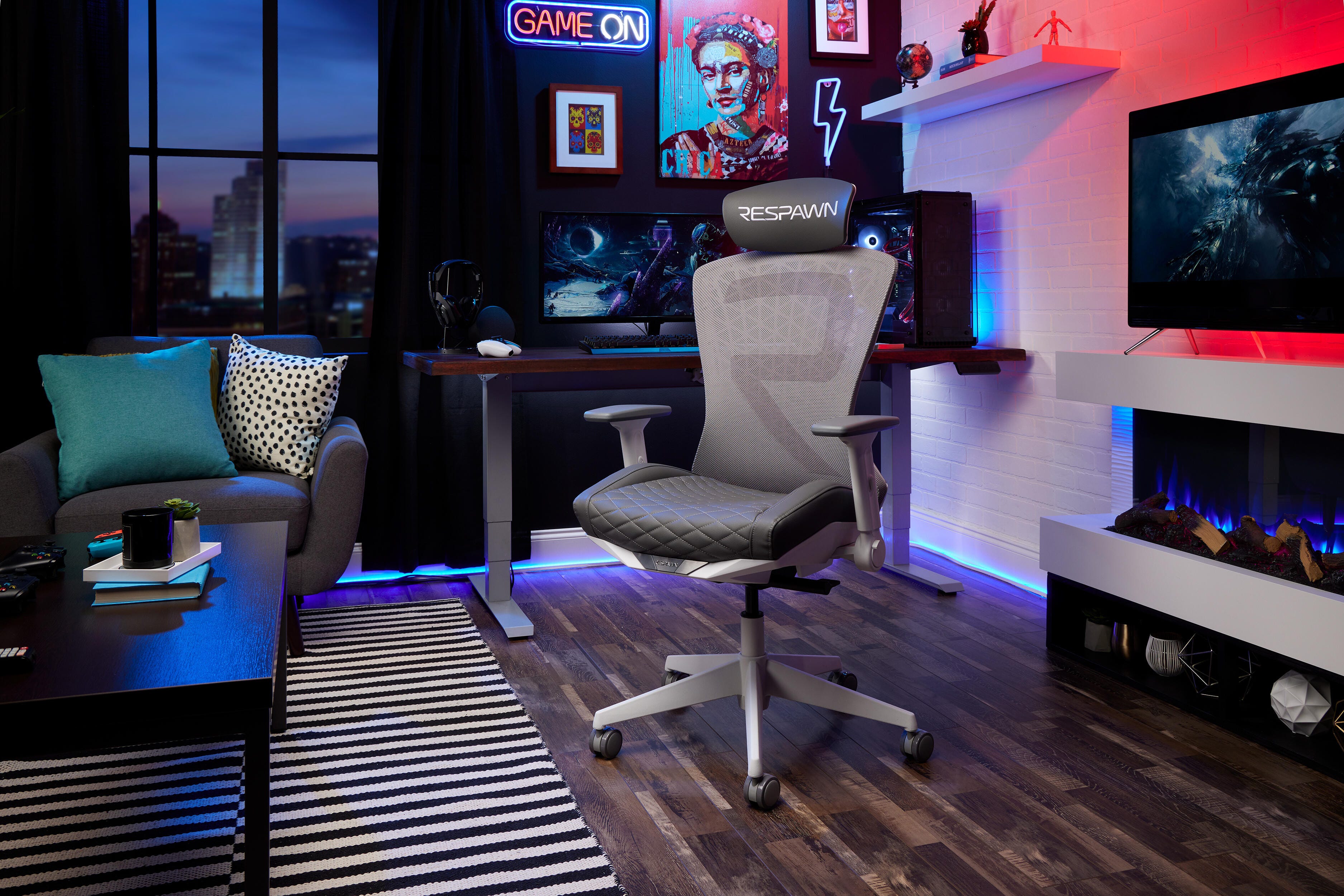 Click here for RESPAWN SPIRE Mesh Gaming Chair  White prices