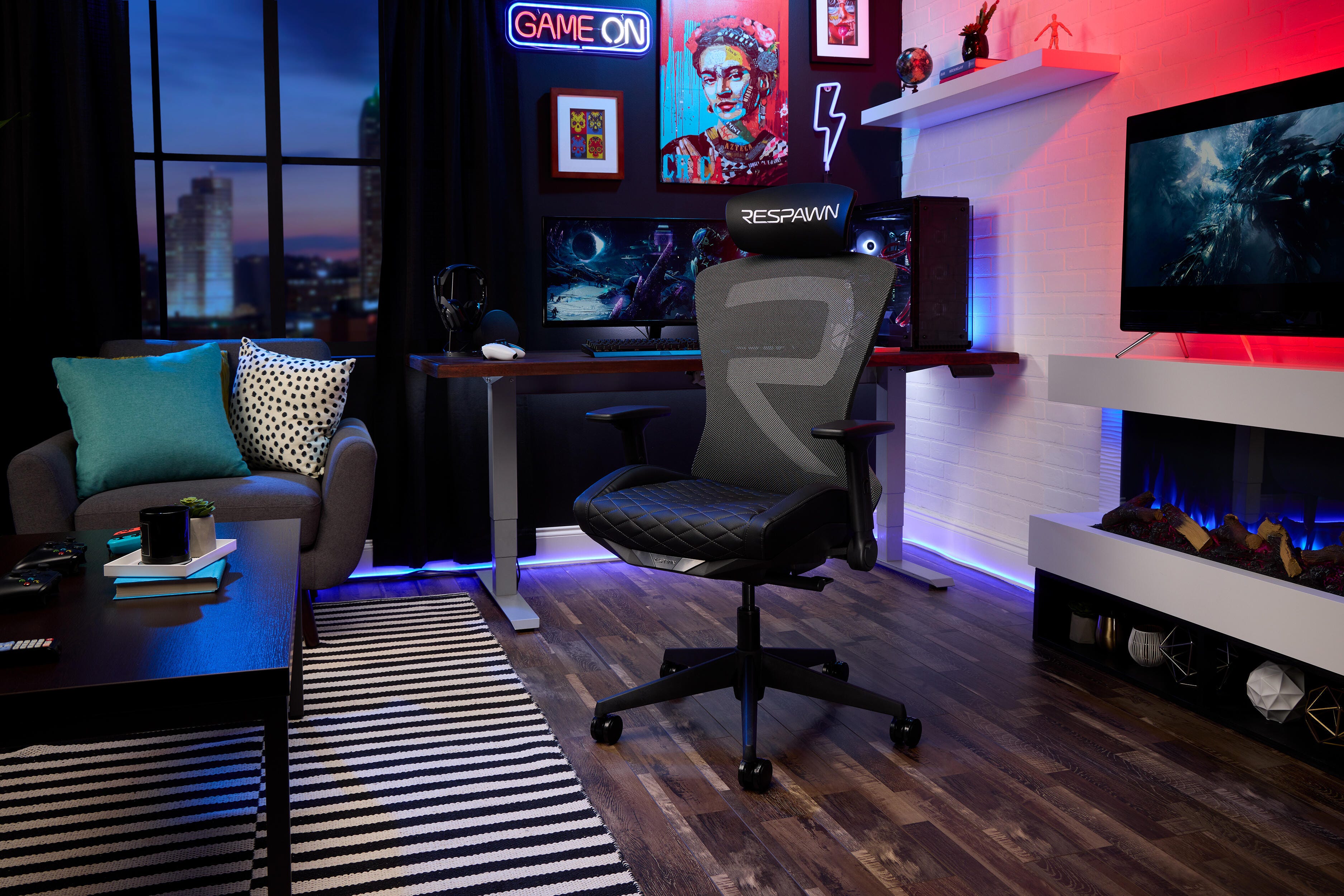 Click here for RESPAWN SPIRE Mesh Gaming Chair  Black prices