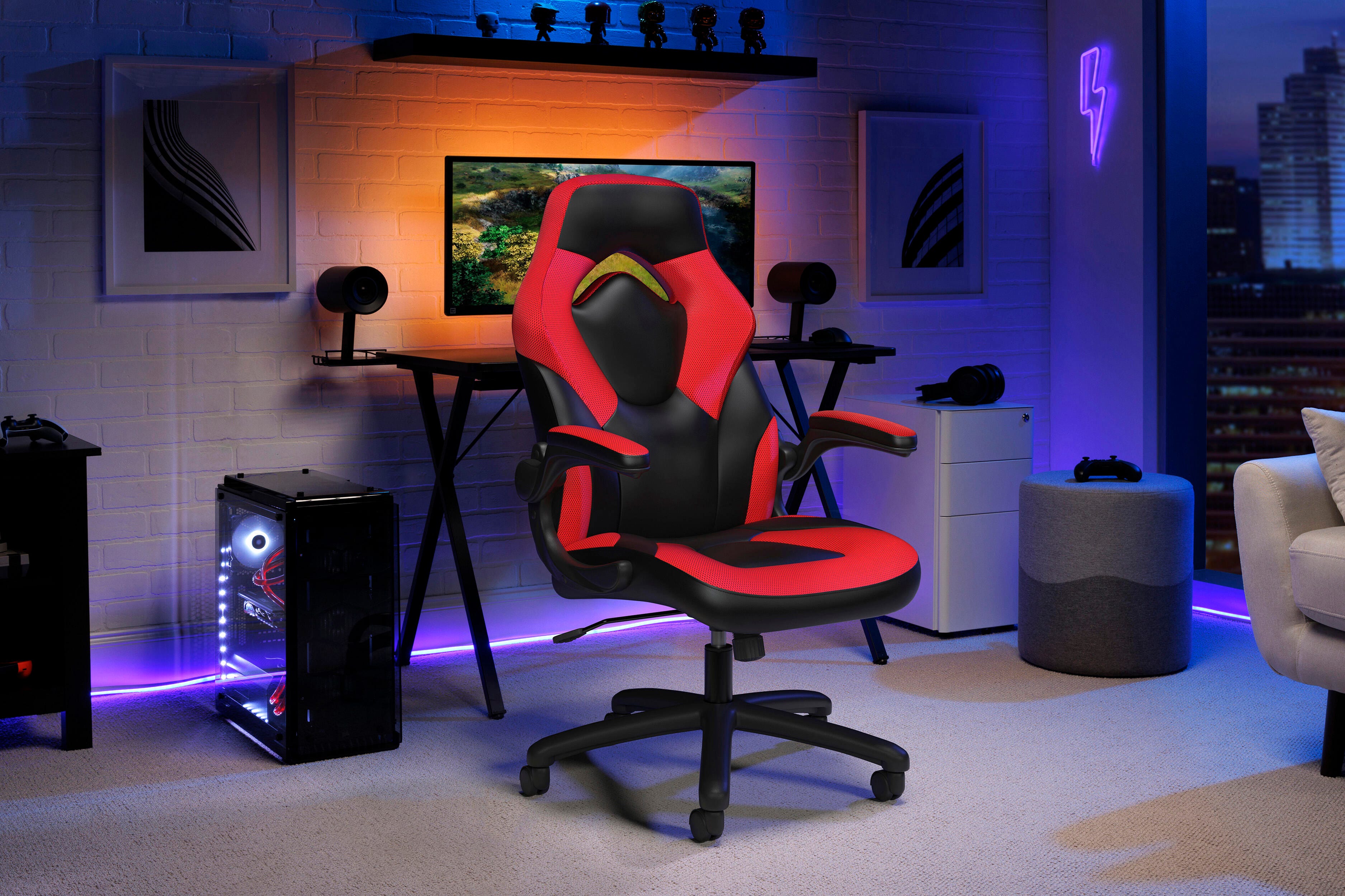 Click here for RESPAWN 3085 Ergonomic Gaming Chair  Red prices