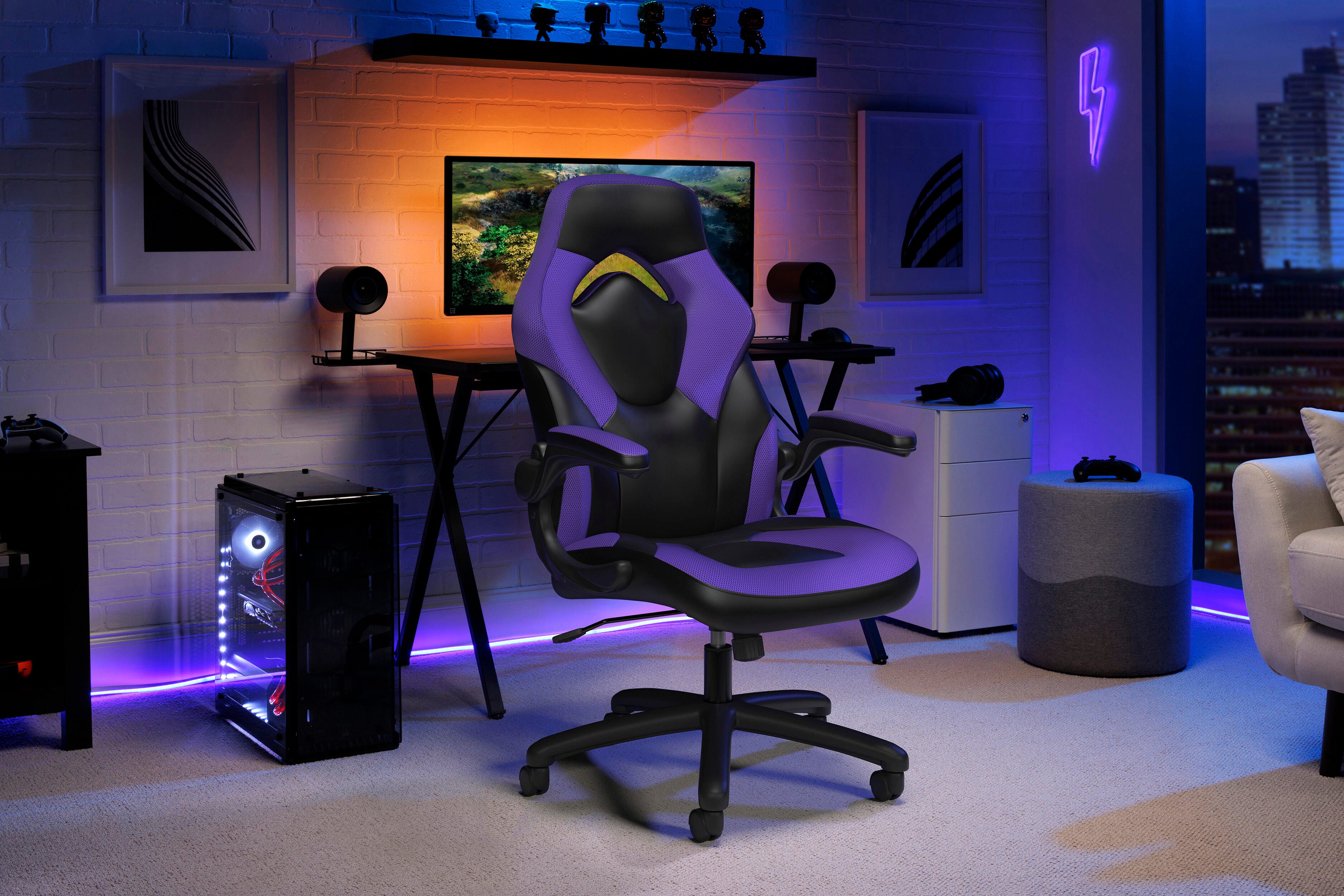 Click here for RESPAWN 3085 Ergonomic Gaming Chair  Purple prices