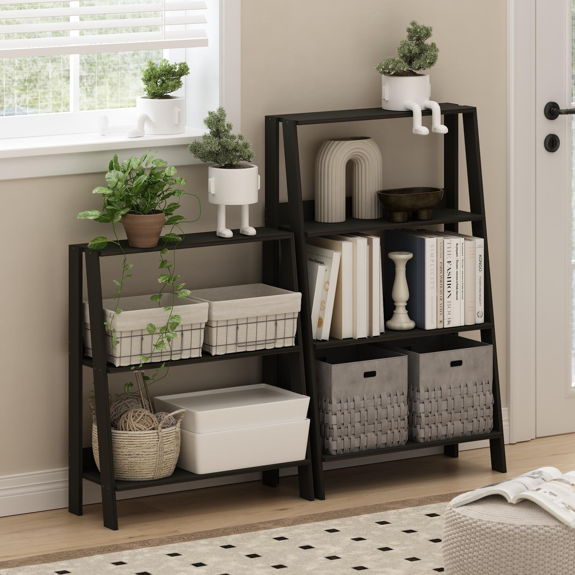 Click here for Furinno 27 Ladder Bookcase  Espresso prices