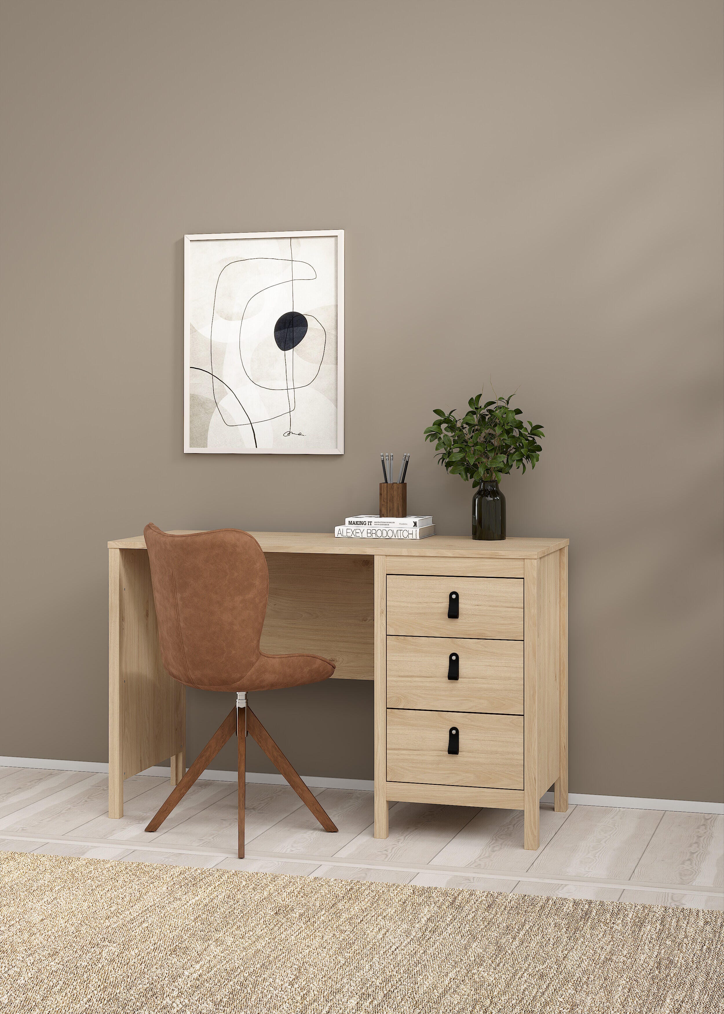 Click here for Tvilum Madrid 31 Writing Desk  Jackson Hickory prices