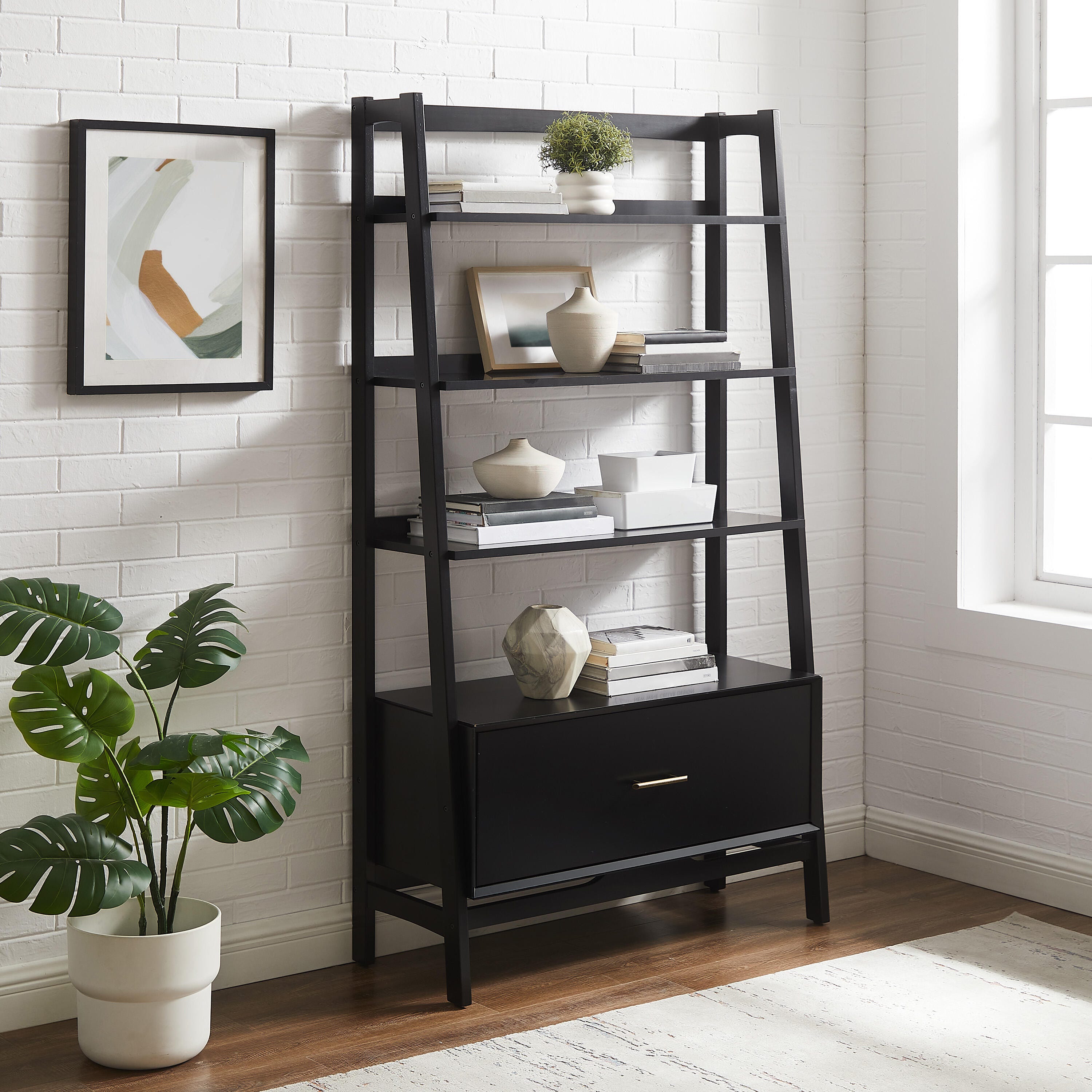 Click here for Crosley Furniture Landon 70 Bookcase  Matte Black prices