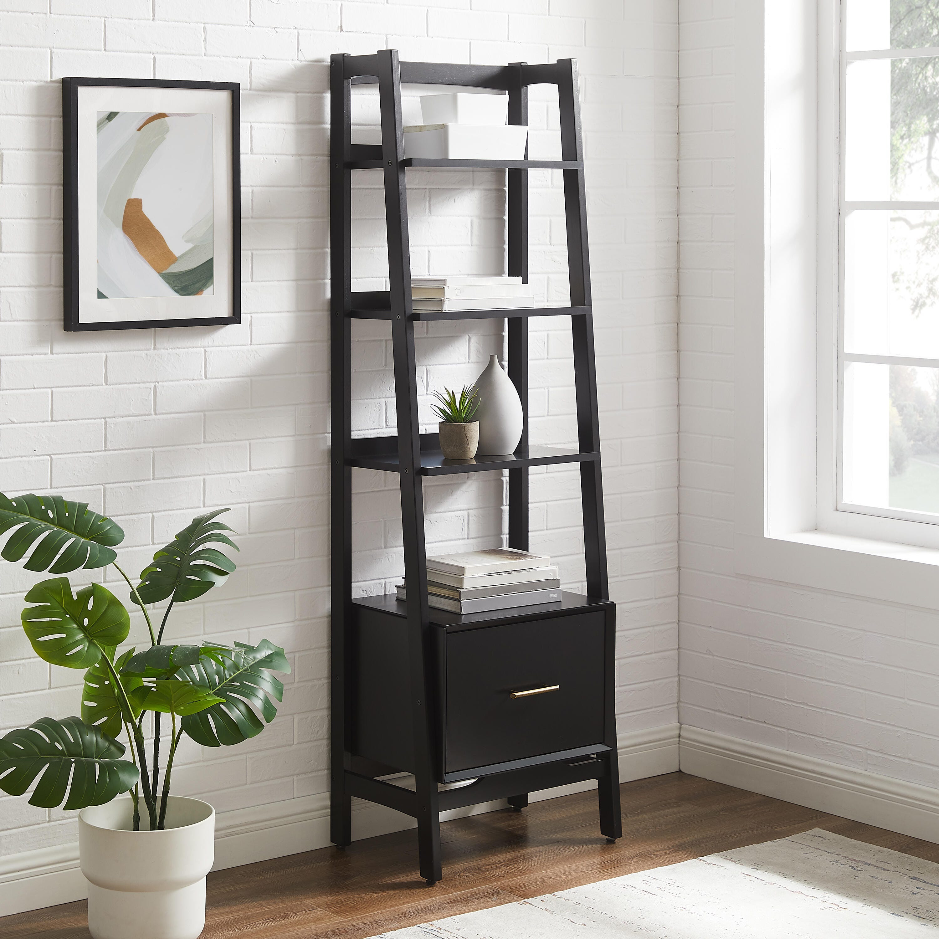 Click here for Crosley Furniture Landon 70 Etagere Bookcase  Matt... prices