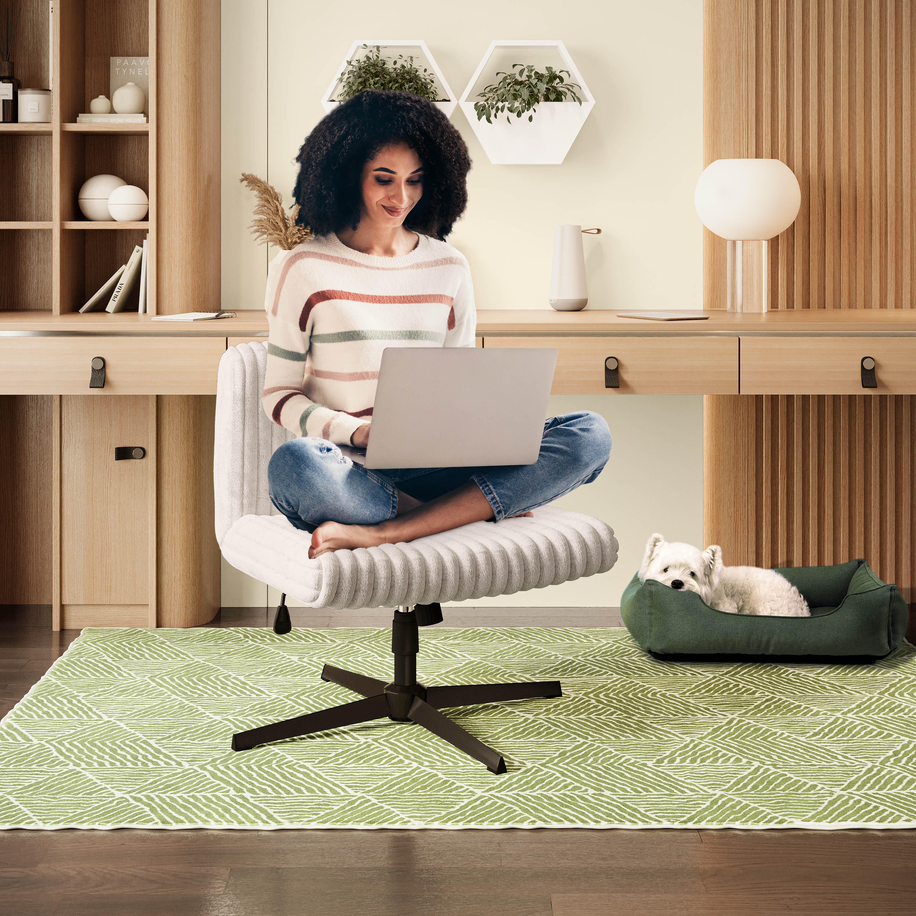 Click here for Techni Mobili Criss Cross Home Office Desk Chair... prices