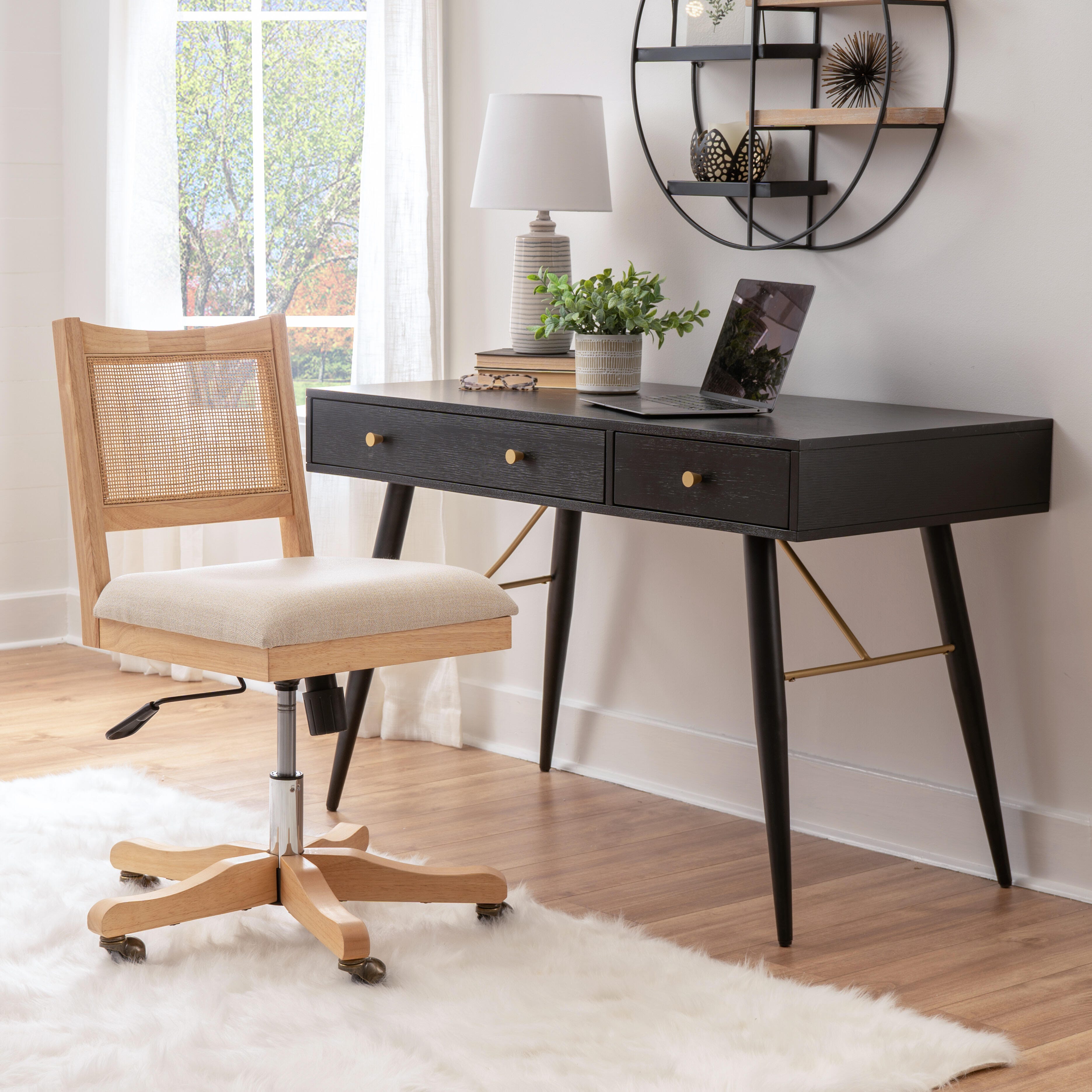 Click here for Linon Pacey Home Office Desk Chair  Natural prices